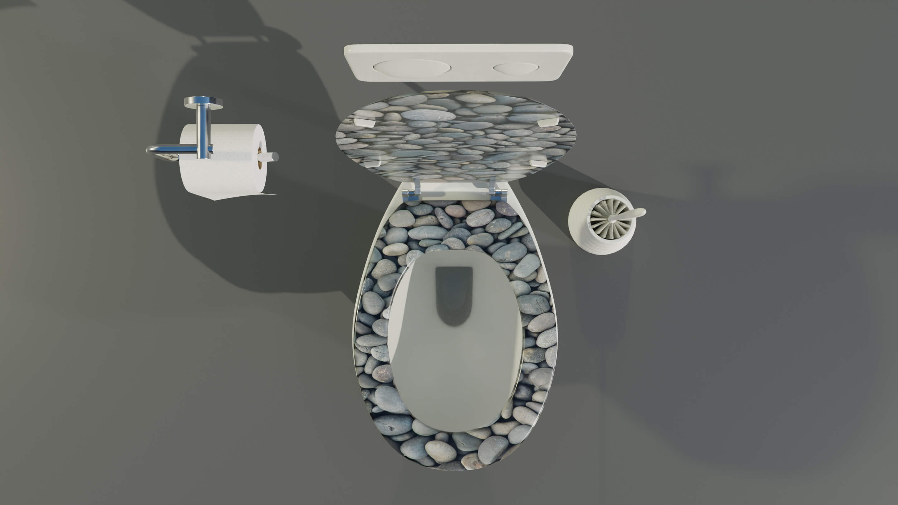 Ceramic Toilet - 3D Model by 3Dmae