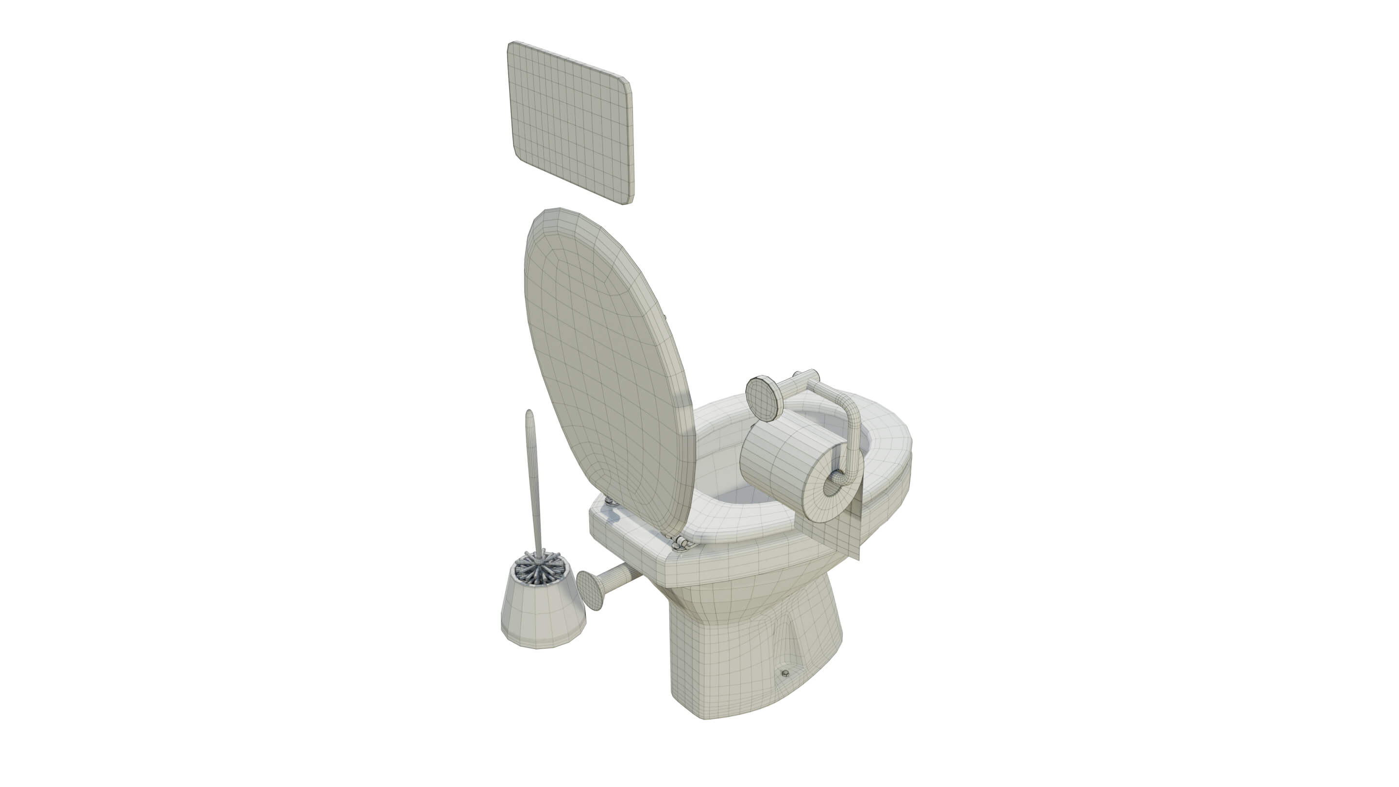 Ceramic Toilet - 3D Model by 3Dmae