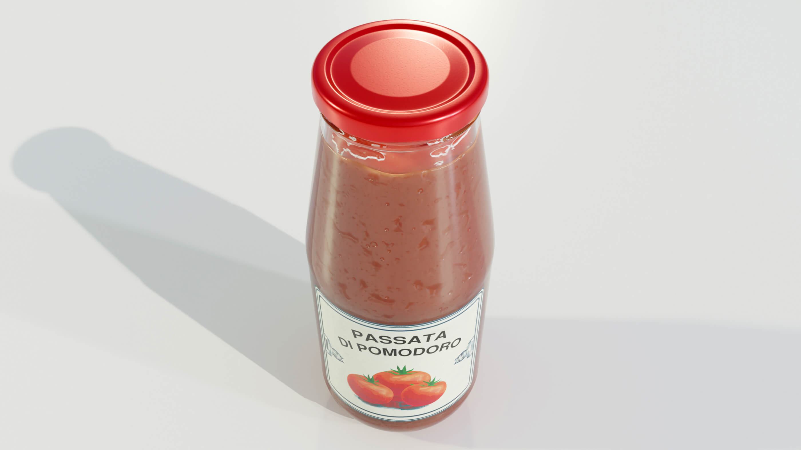 Tomato Sauce Bottle - 3D Model by 3Dmae