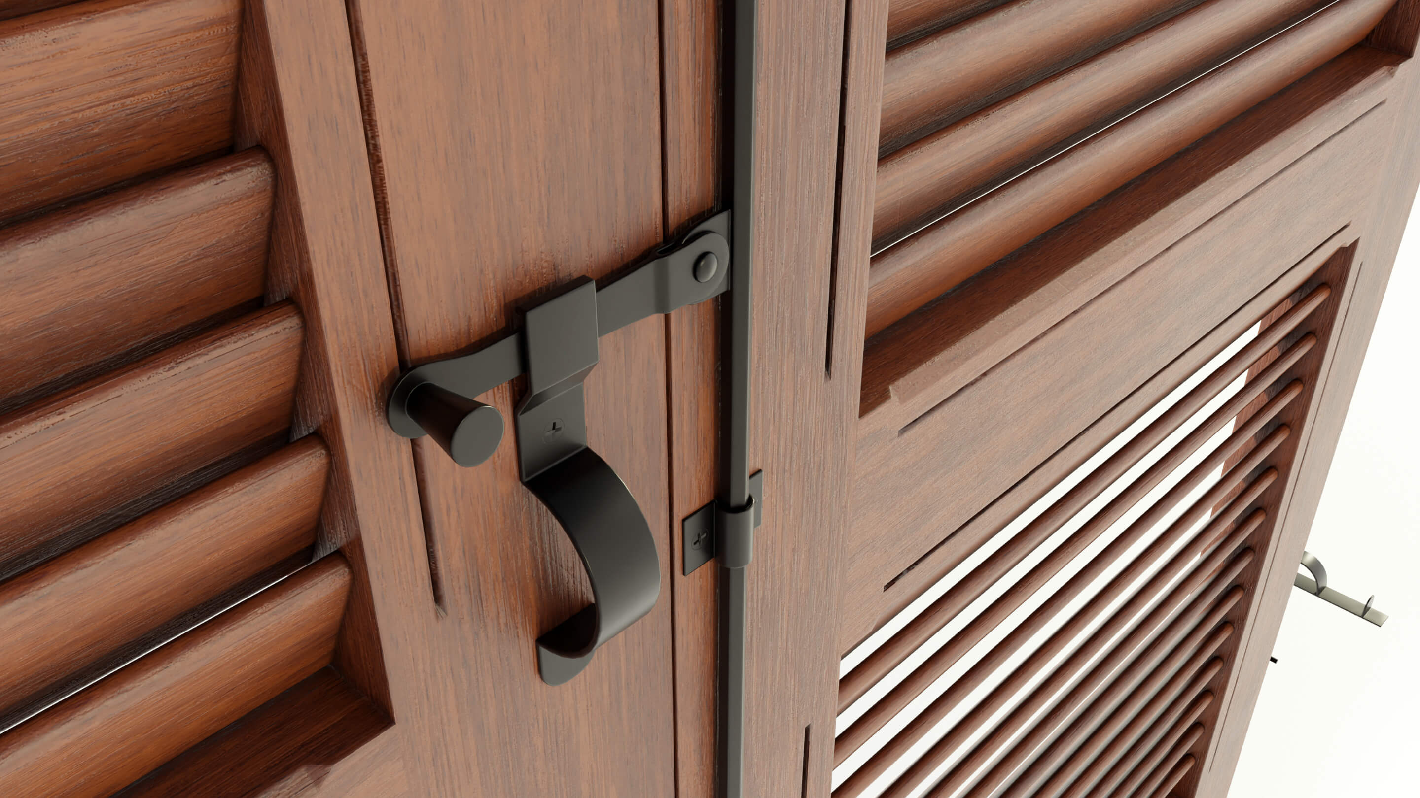 Wood Shutters - 3D Model by 3Dmae