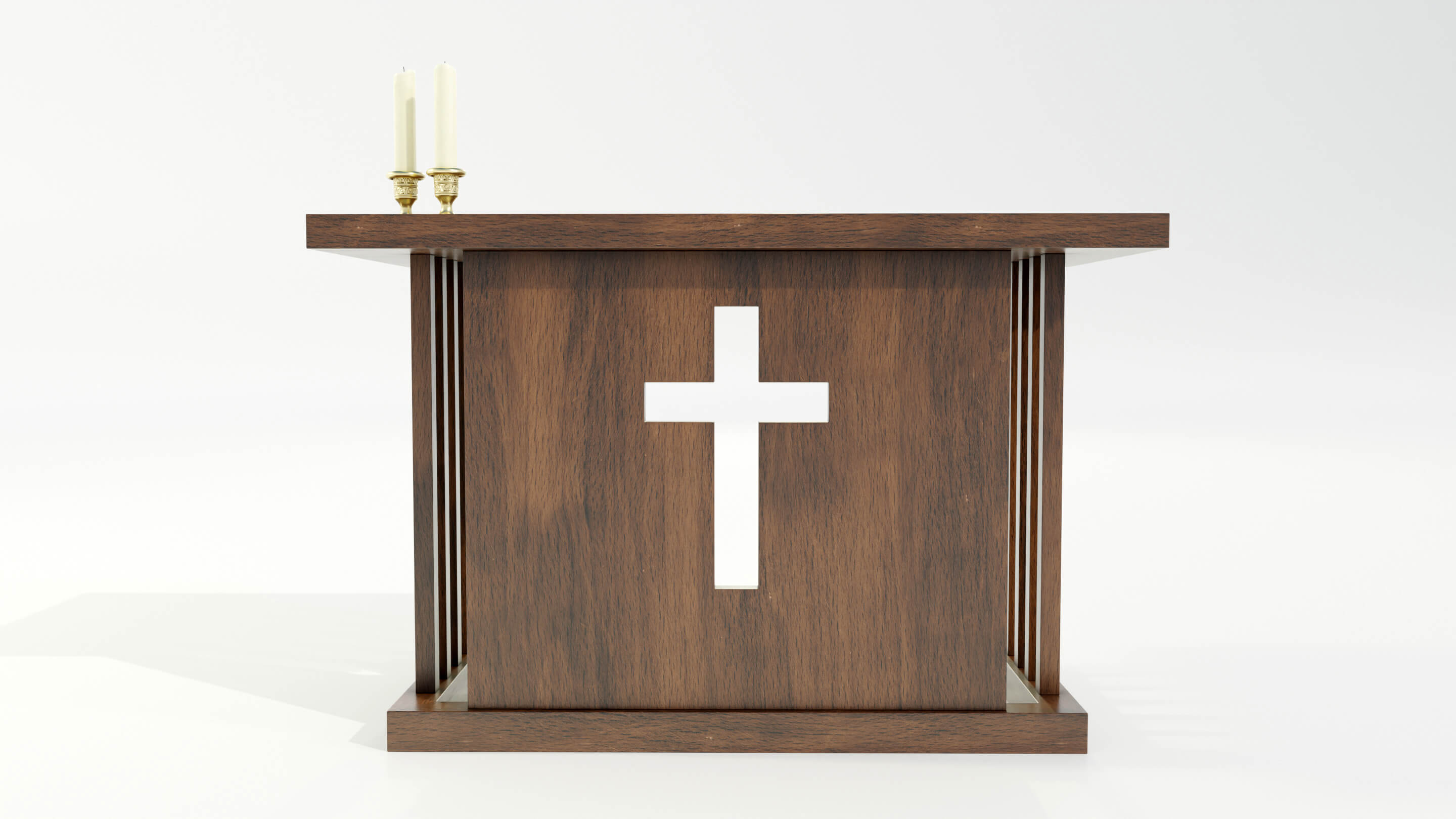 Wooden Altar - 3D Model by 3Dmae