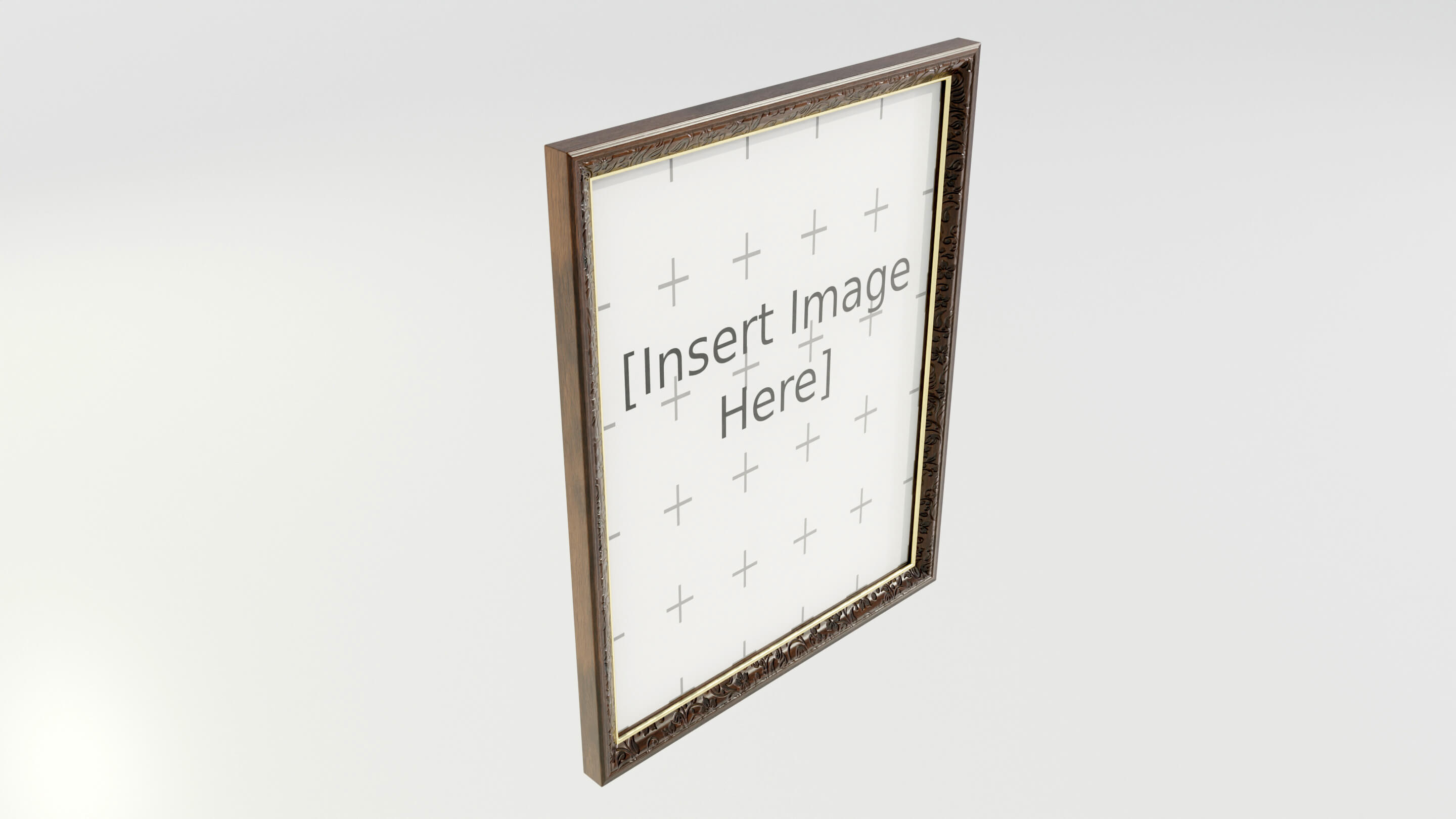 Wooden Frame - 3D Model by 3Dmae
