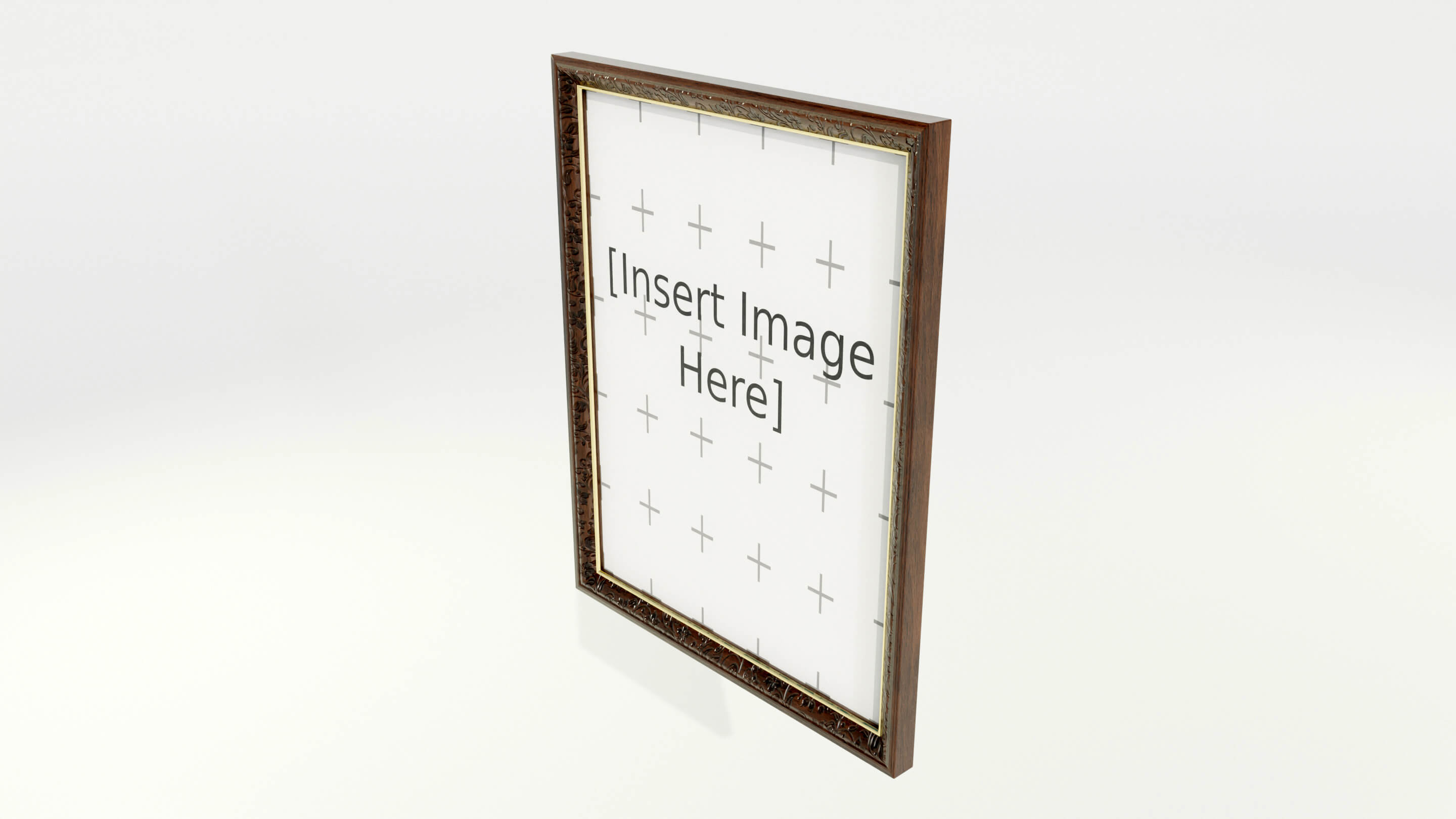 Wooden Frame - 3D Model by 3Dmae