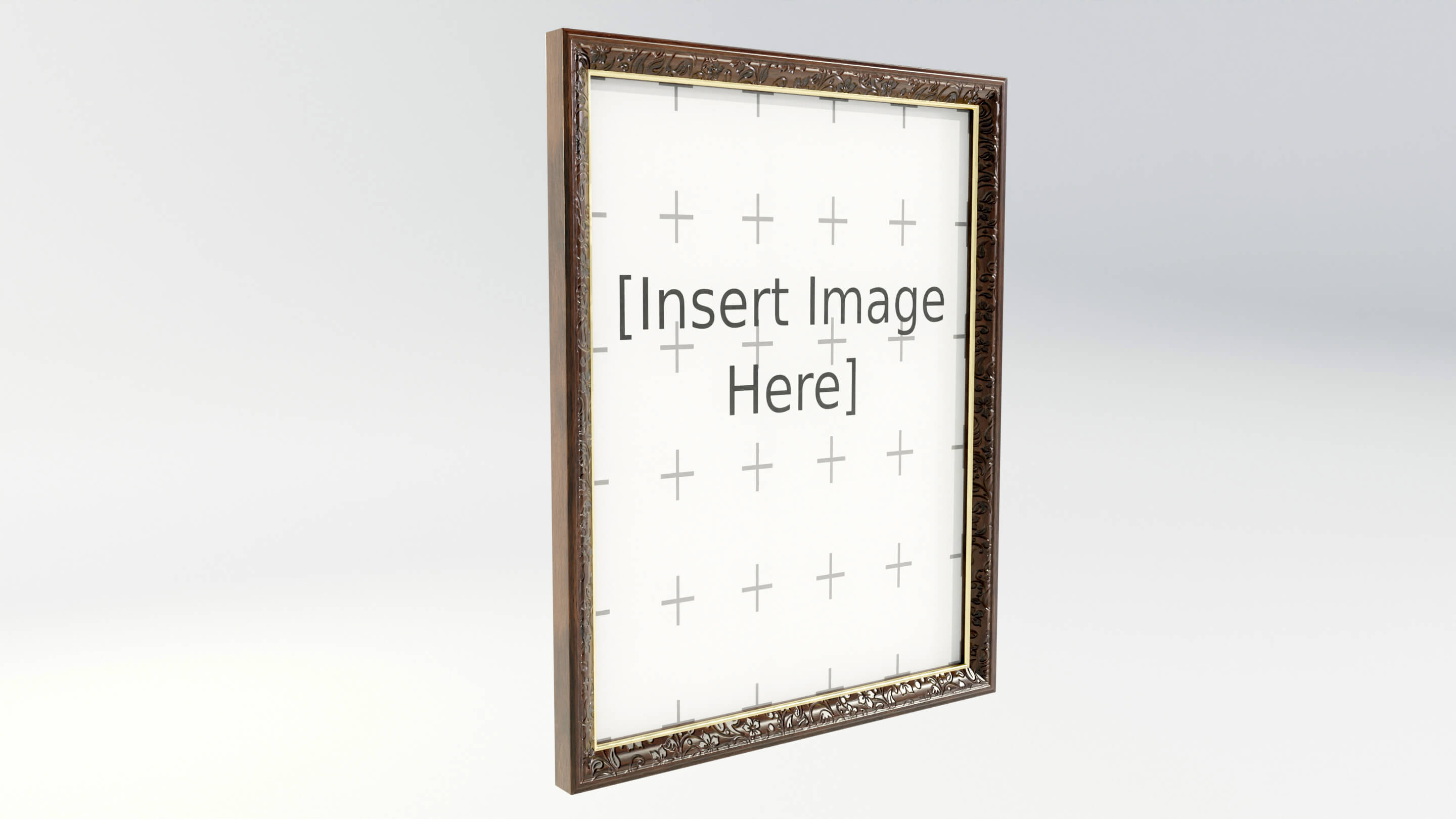 Wooden Frame - 3D Model by 3Dmae