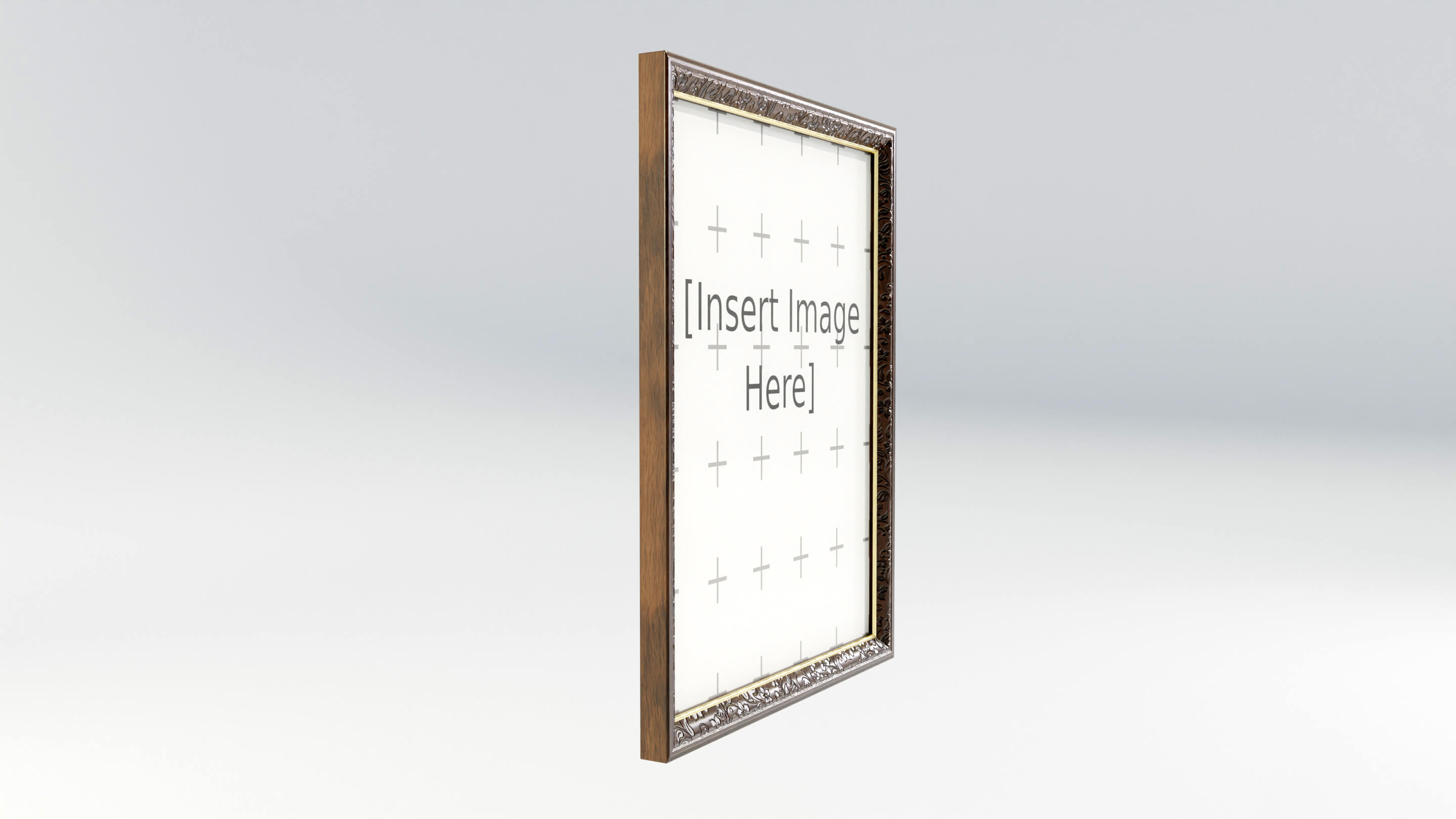 Wooden Frame - 3D Model by 3Dmae