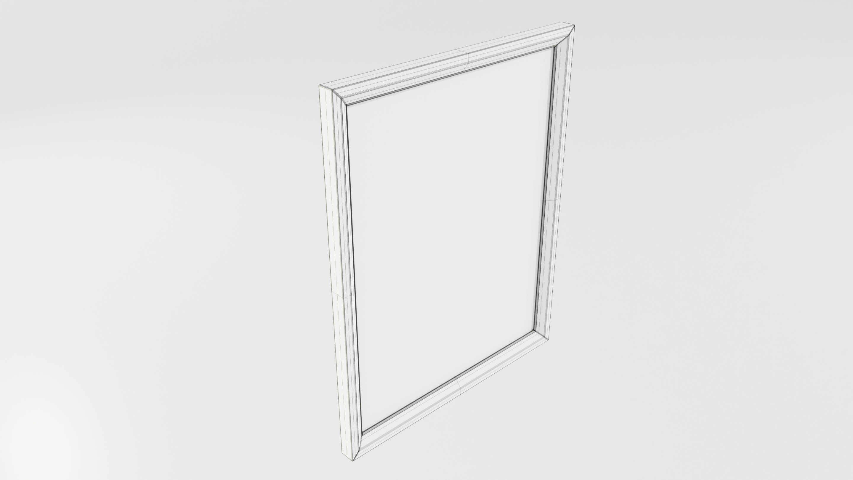 Wooden Frame - 3D Model by 3Dmae