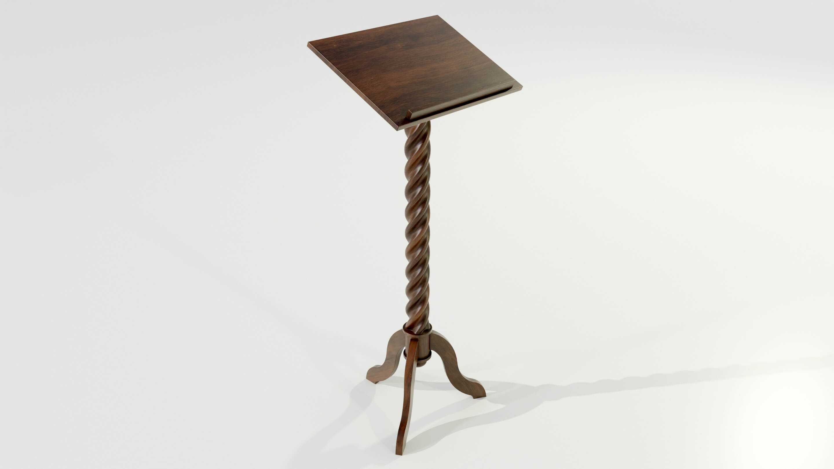 Wooden Lectern - 3D Model by 3Dmae