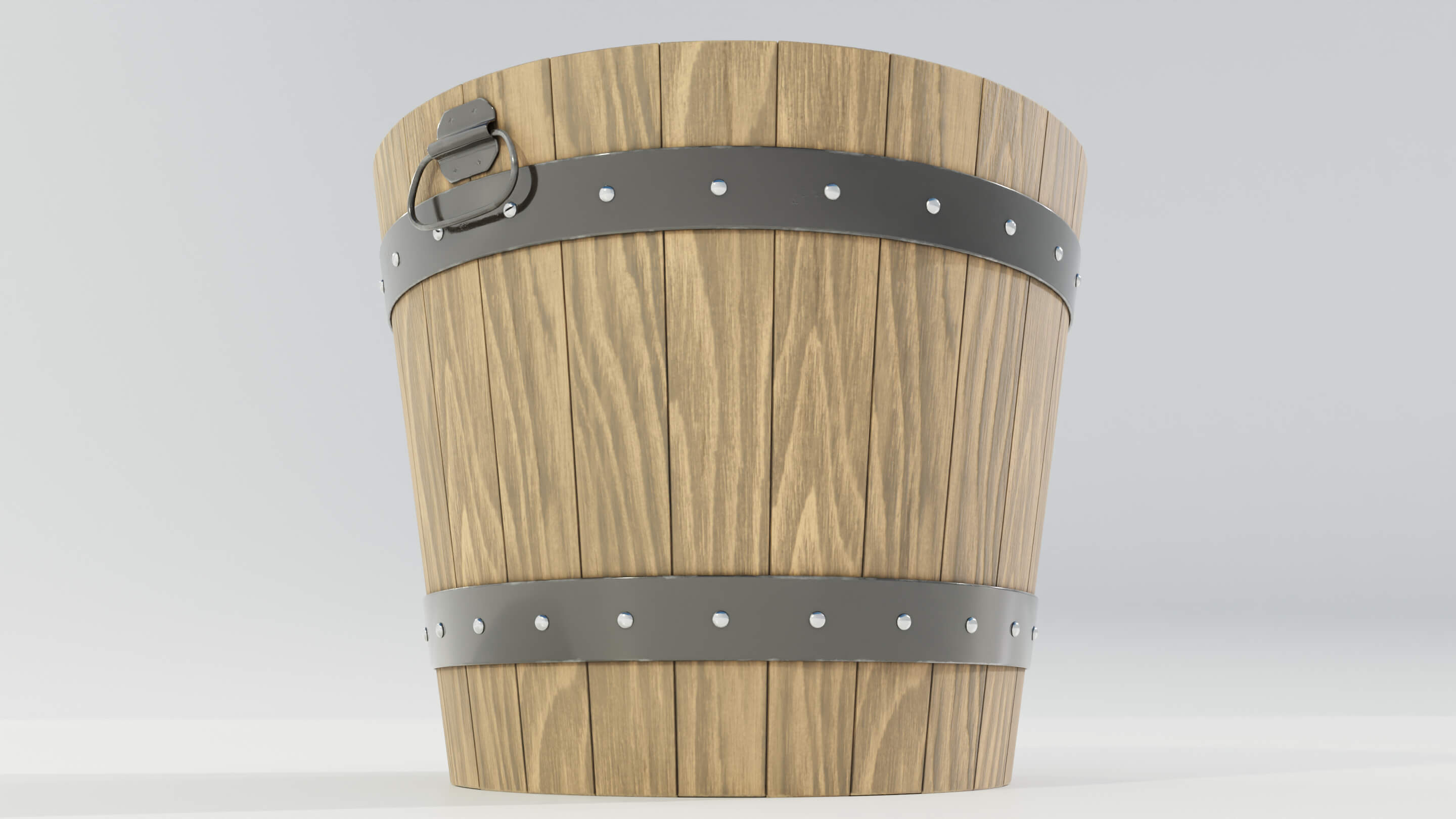 Wooden Planter - 3D Model by 3Dmae