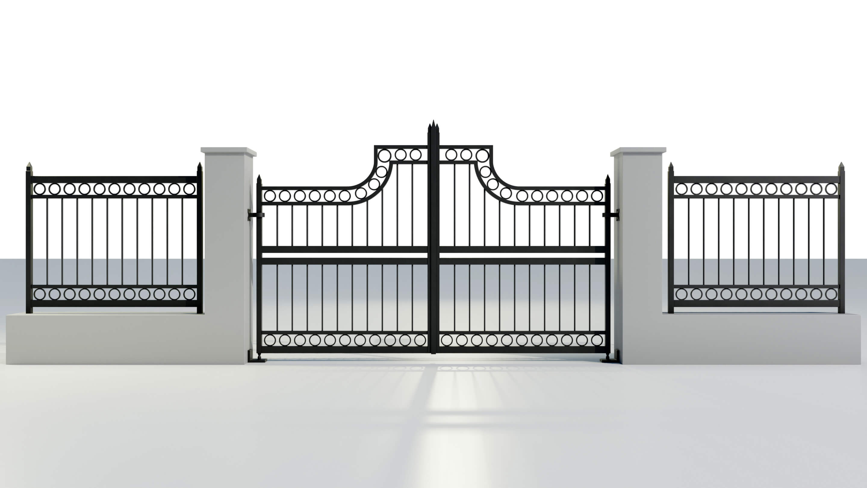 Wrought Iron Gate 3 - 3D Model by 3Dmae