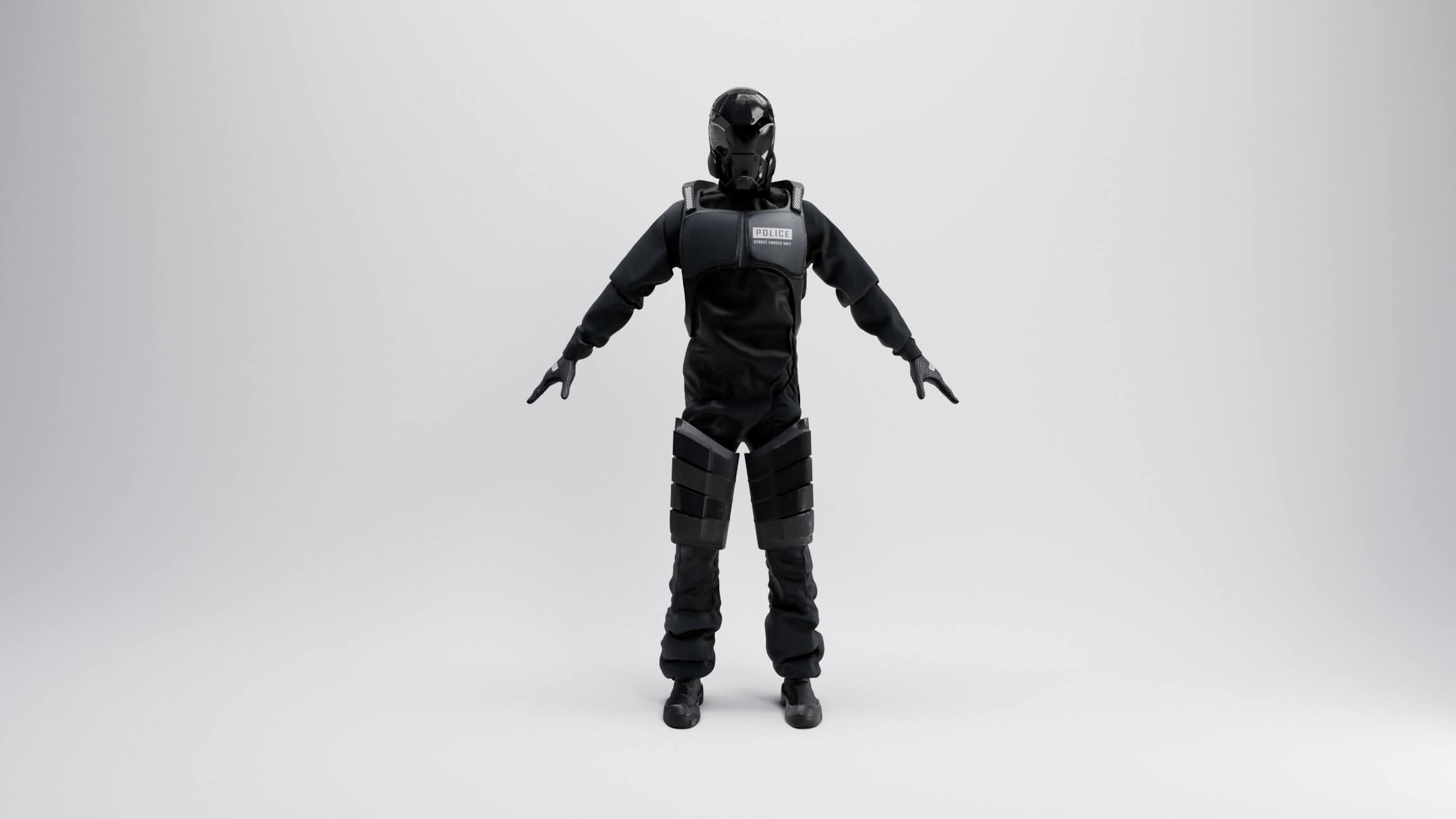 Futuristic Police Officer