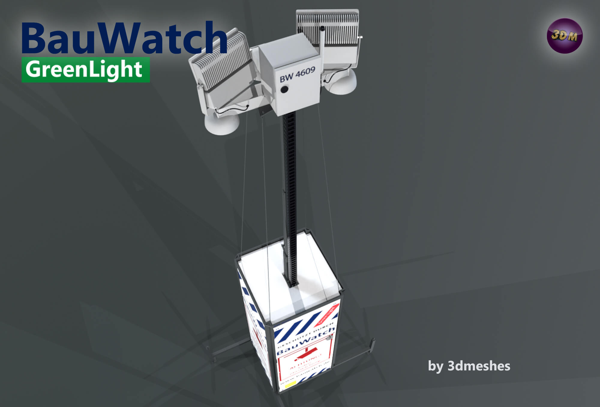 Bauwatch - Construction Sites Security Camera - PBR 3D Model by 3dmeshes
