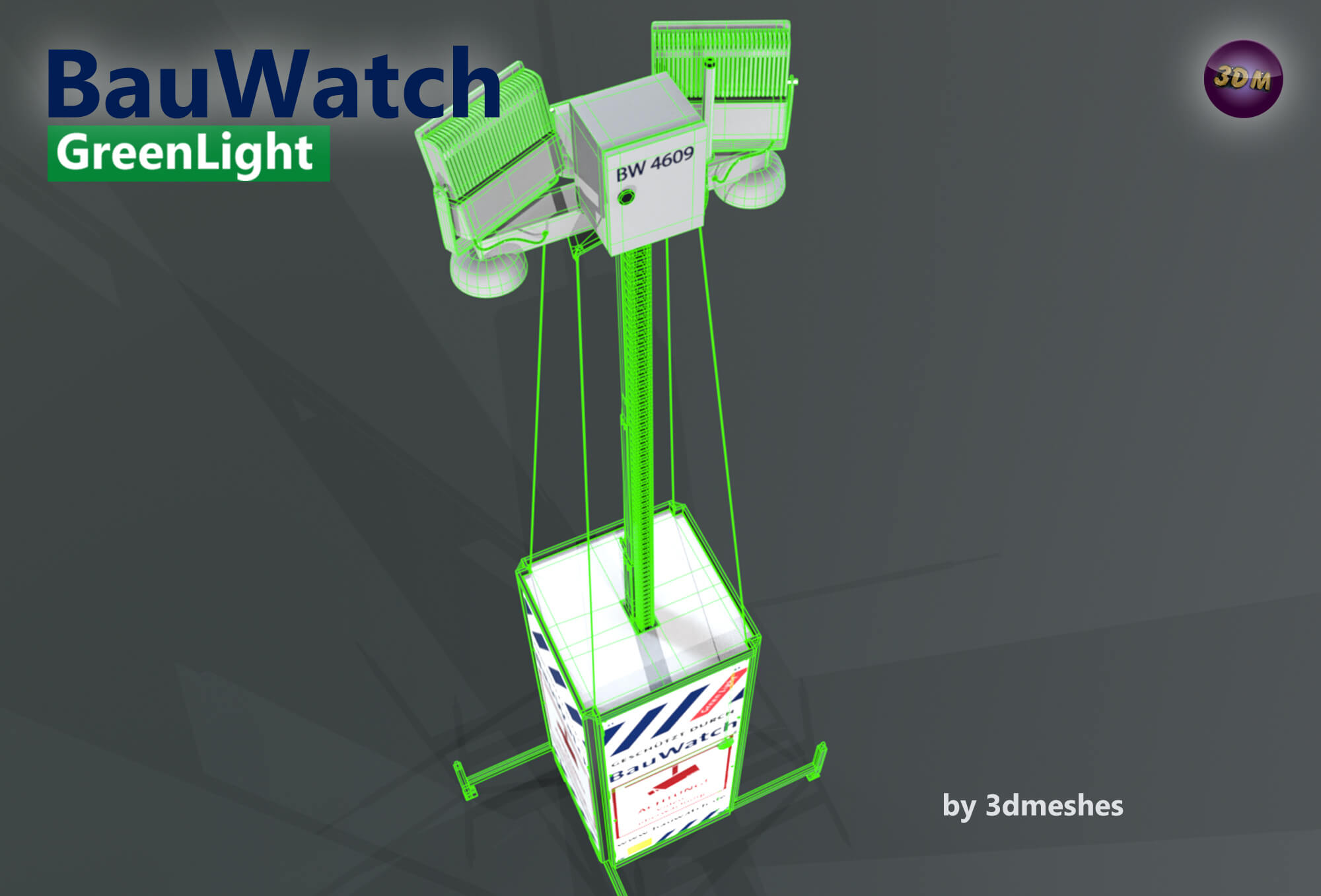 Bauwatch - Construction Sites Security Camera - PBR 3D Model by 3dmeshes