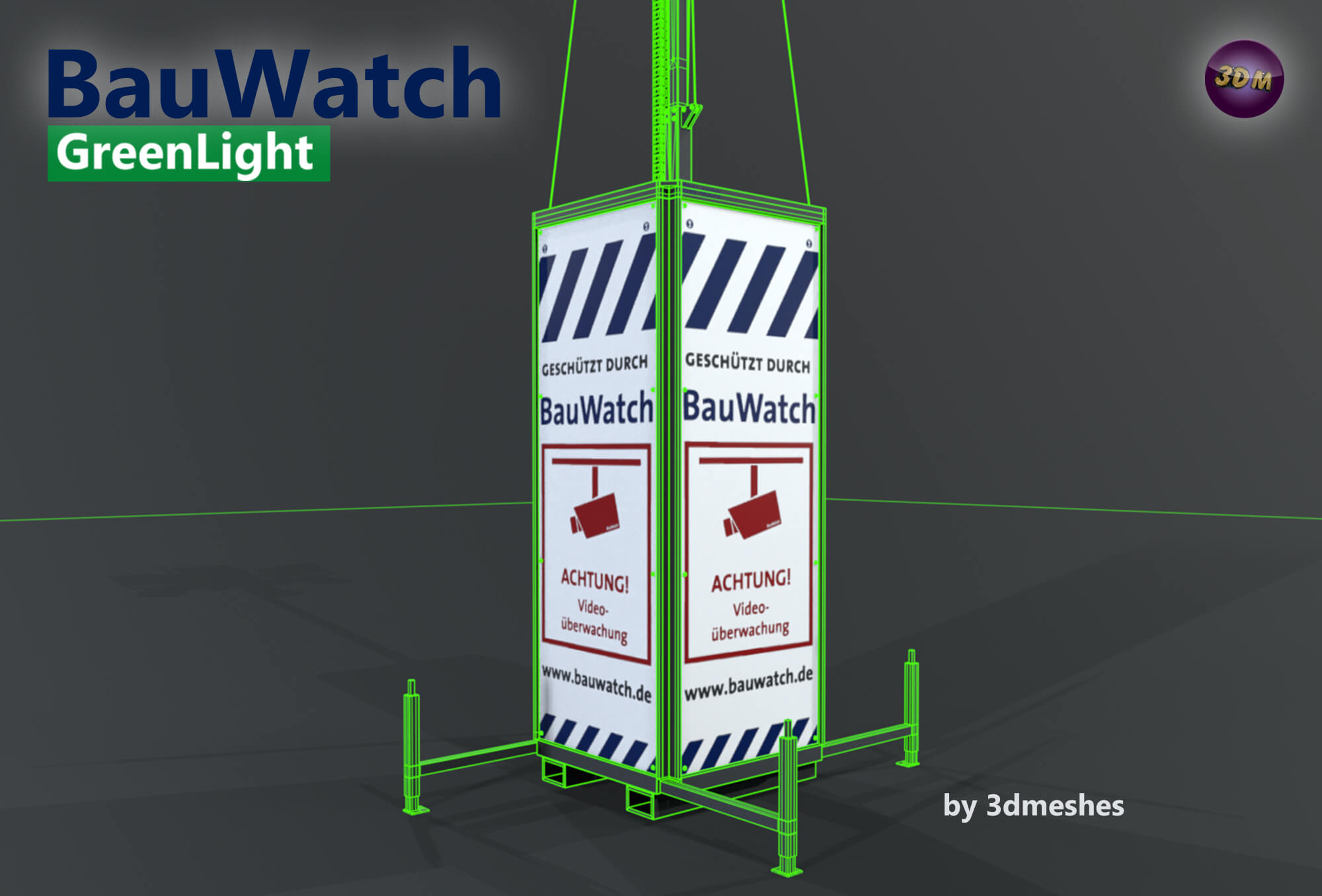 Bauwatch - Construction Sites Security Camera - PBR 3D Model by 3dmeshes