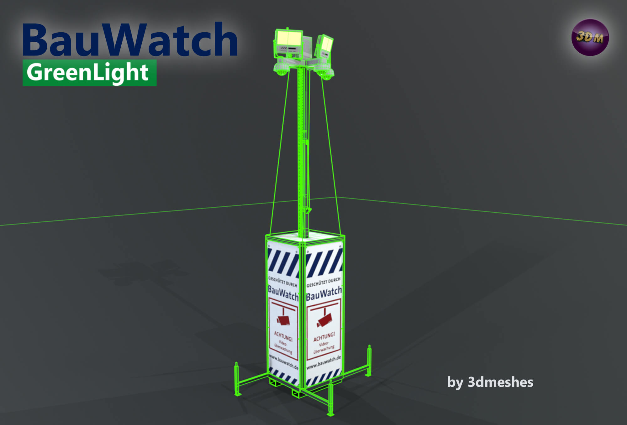 Bauwatch - Construction Sites Security Camera - PBR 3D Model by 3dmeshes