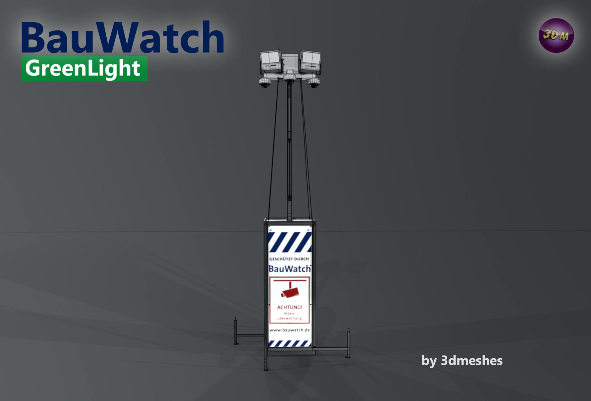 Bauwatch - Construction Sites Security Camera - PBR 3D Model by 3dmeshes