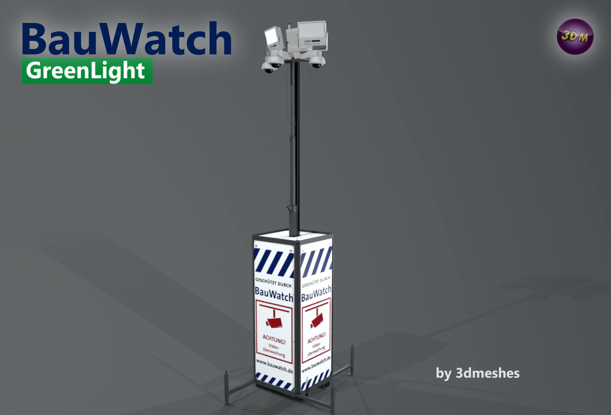 Bauwatch - Construction Sites Security Camera - PBR 3D Model by 3dmeshes