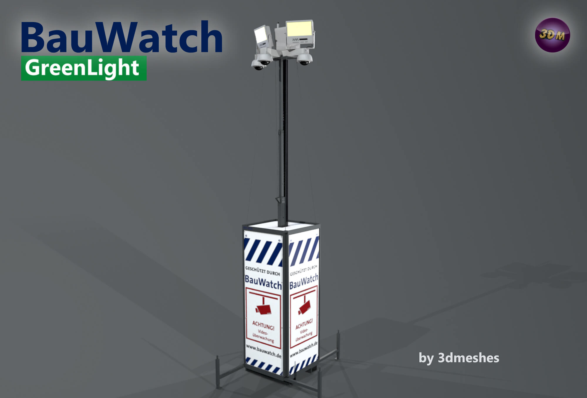 Bauwatch - Construction Sites Security Camera - PBR 3D Model by 3dmeshes