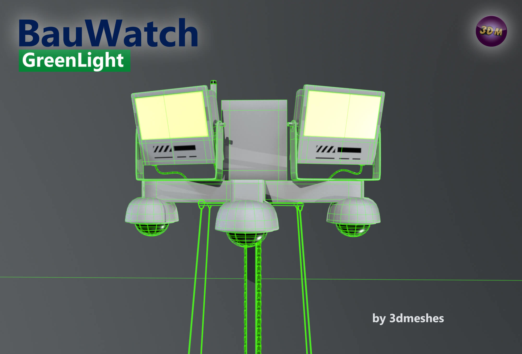 Bauwatch - Construction Sites Security Camera - PBR 3D Model by 3dmeshes