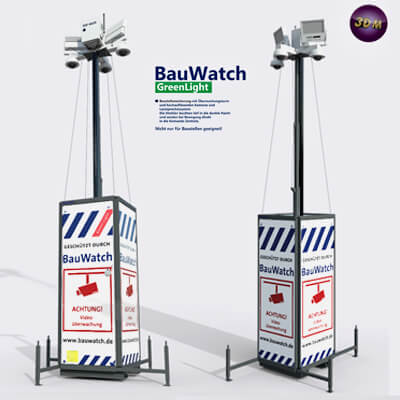 Bauwatch - Construction Sites Security Camera - PBR 3D Model by 3dmeshes