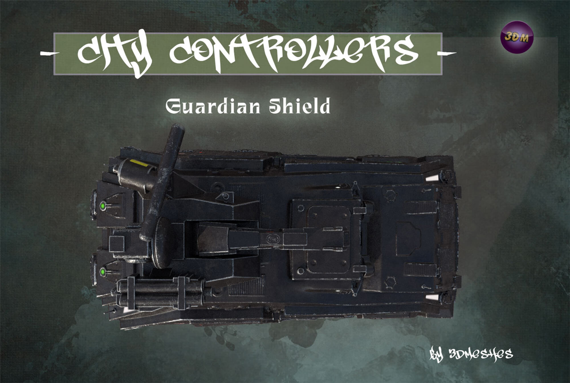 City Controllers - Guardian Shield - PBR 3D Model by 3dmeshes