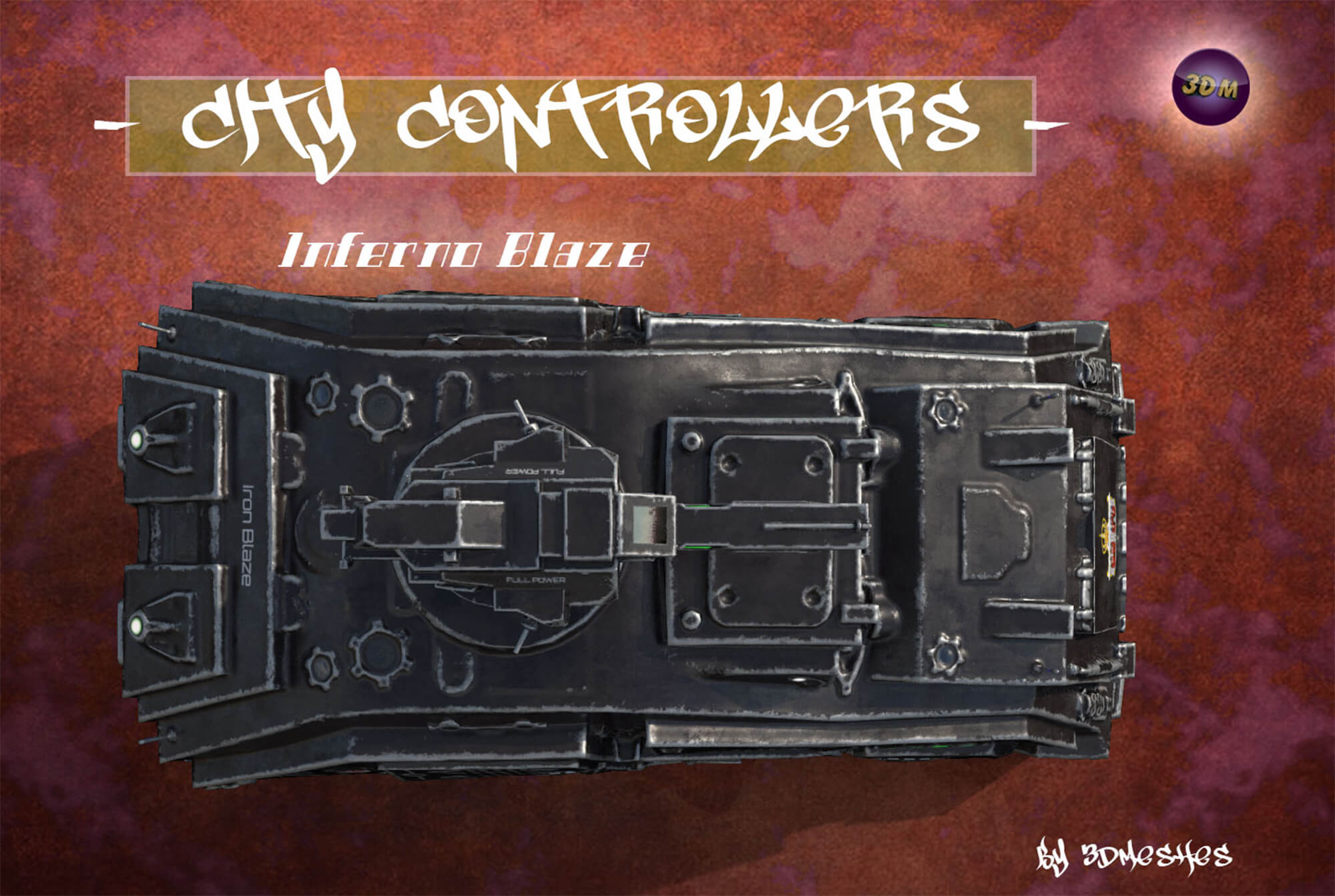 City Controllers - Inferno Blaze - PBR 3D Model by 3dmeshes