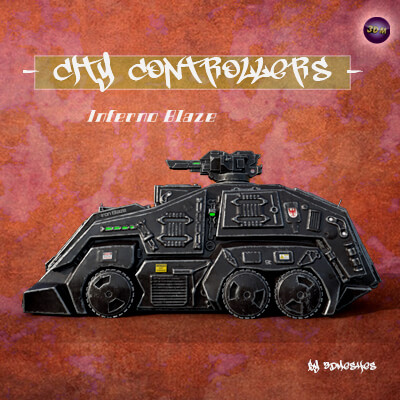 City Controllers - Inferno Blaze - PBR 3D Model by 3dmeshes