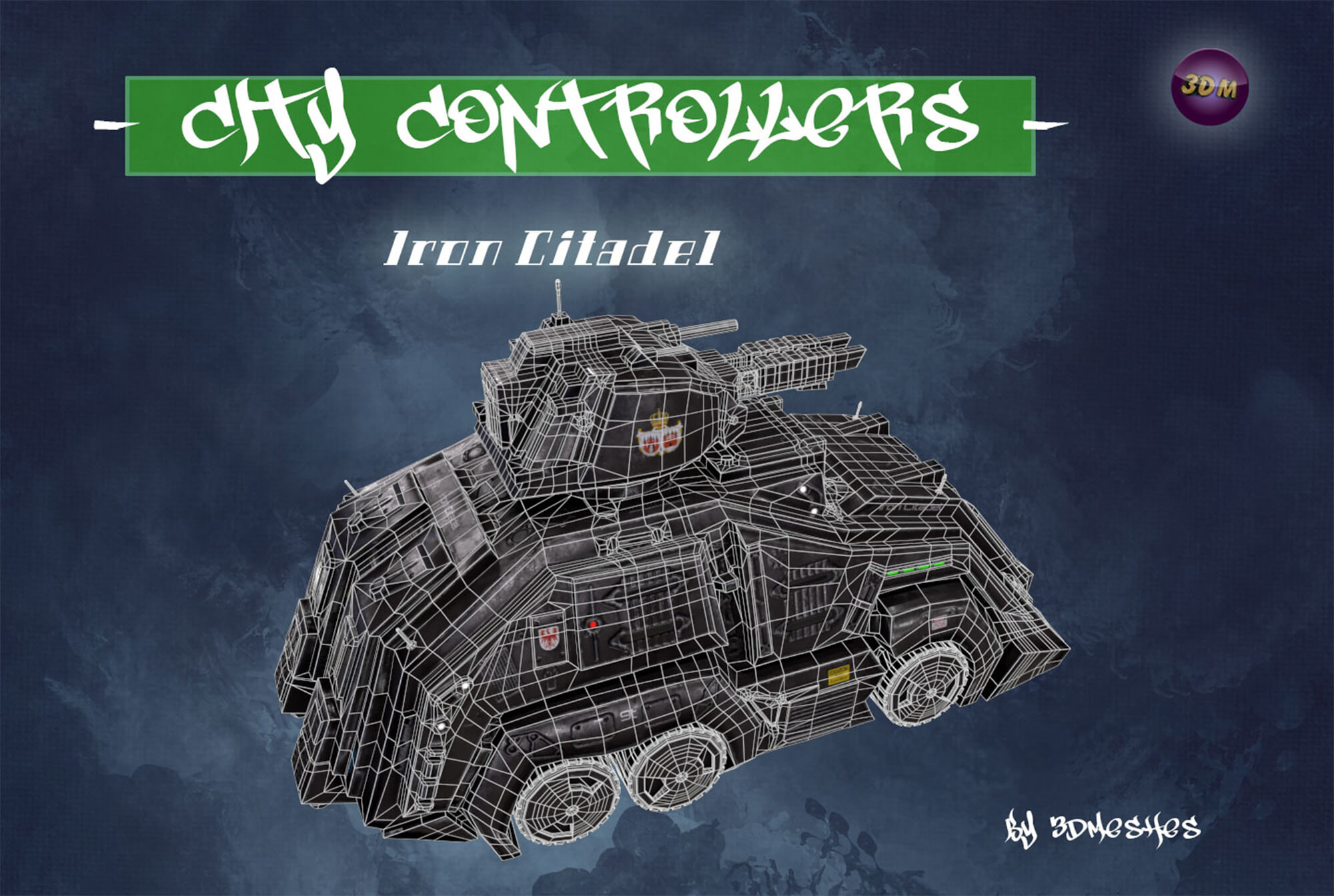 City Controllers - Iron Citadel - PBR 3D Model by 3dmeshes