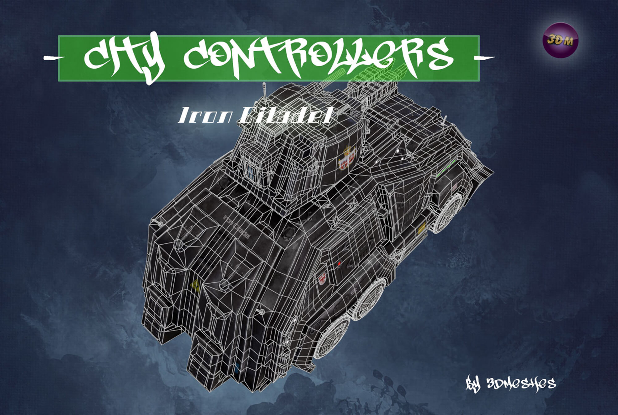 City Controllers - Iron Citadel - PBR 3D Model by 3dmeshes