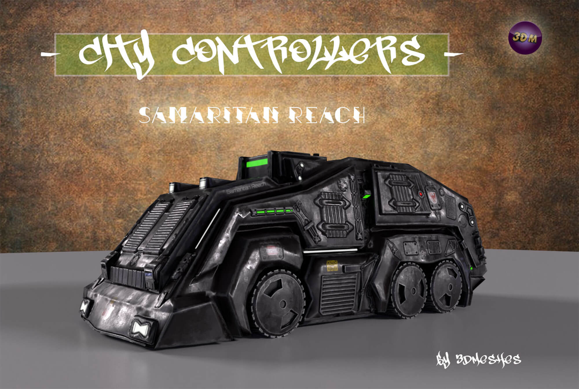 City Controllers - Samaritan Reach - PBR 3D Model by 3dmeshes
