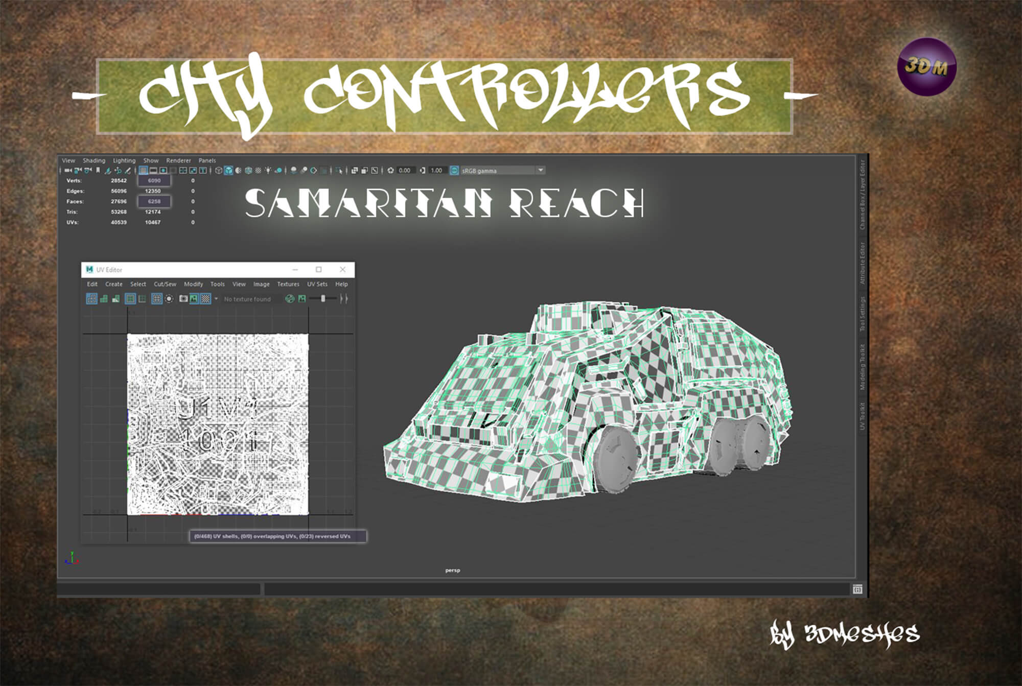 City Controllers - Samaritan Reach - PBR 3D Model by 3dmeshes
