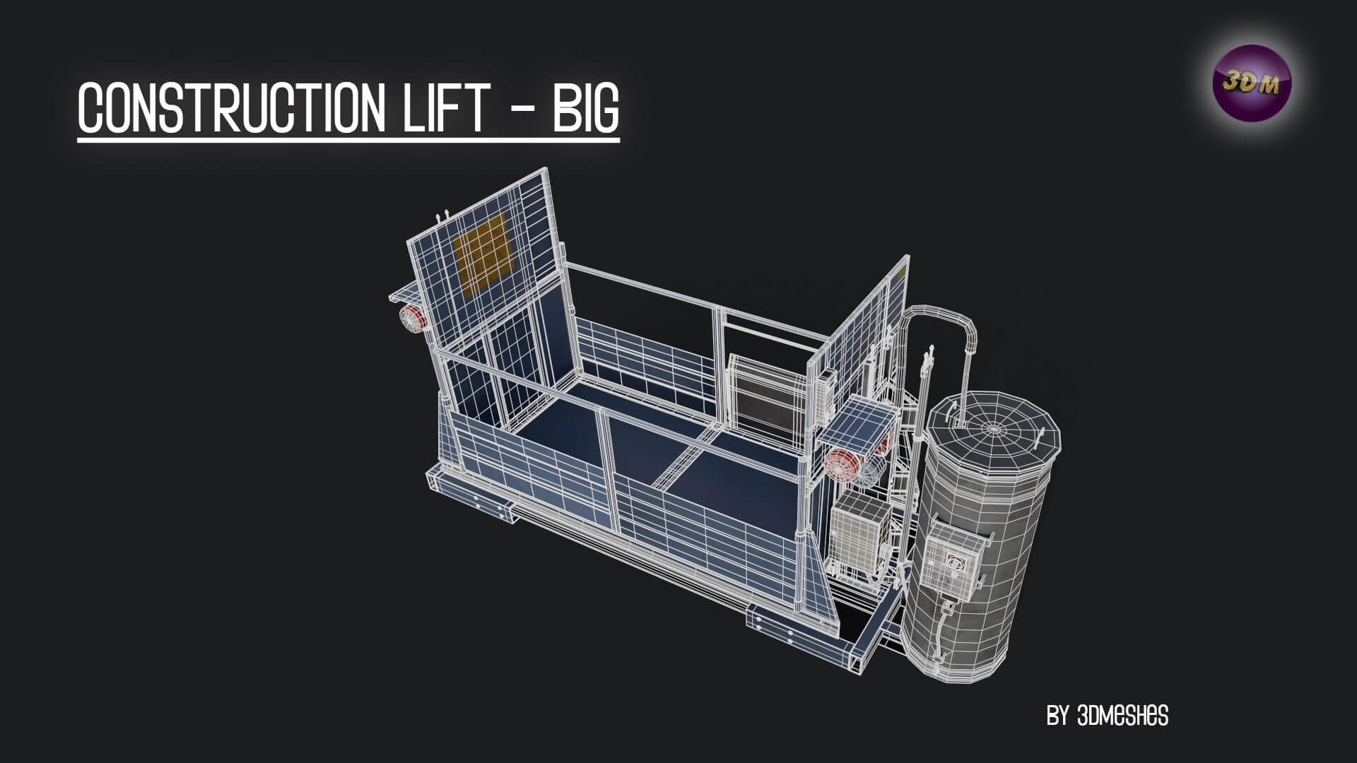 Construction Lift and Construction Lift Big Version - 3D Model by 3dmeshes