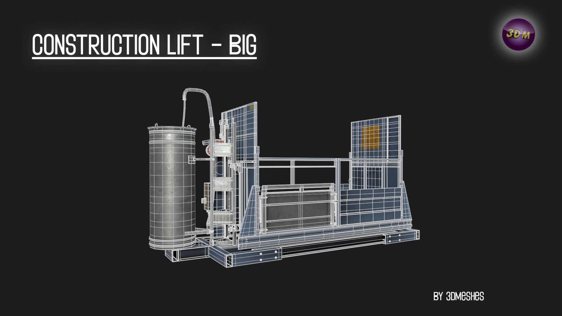 Construction Lift and Construction Lift Big Version - 3D Model by 3dmeshes