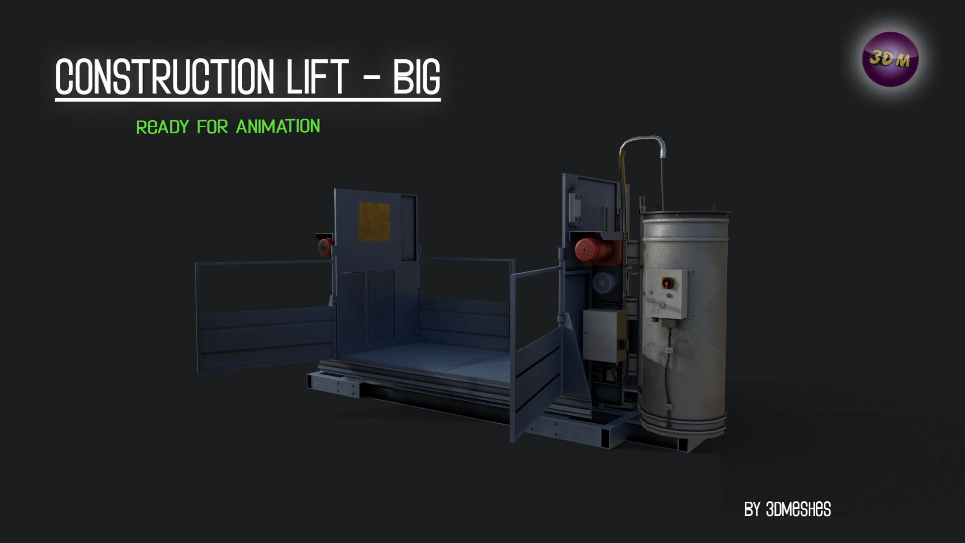 Construction Lift and Construction Lift Big Version - 3D Model by 3dmeshes