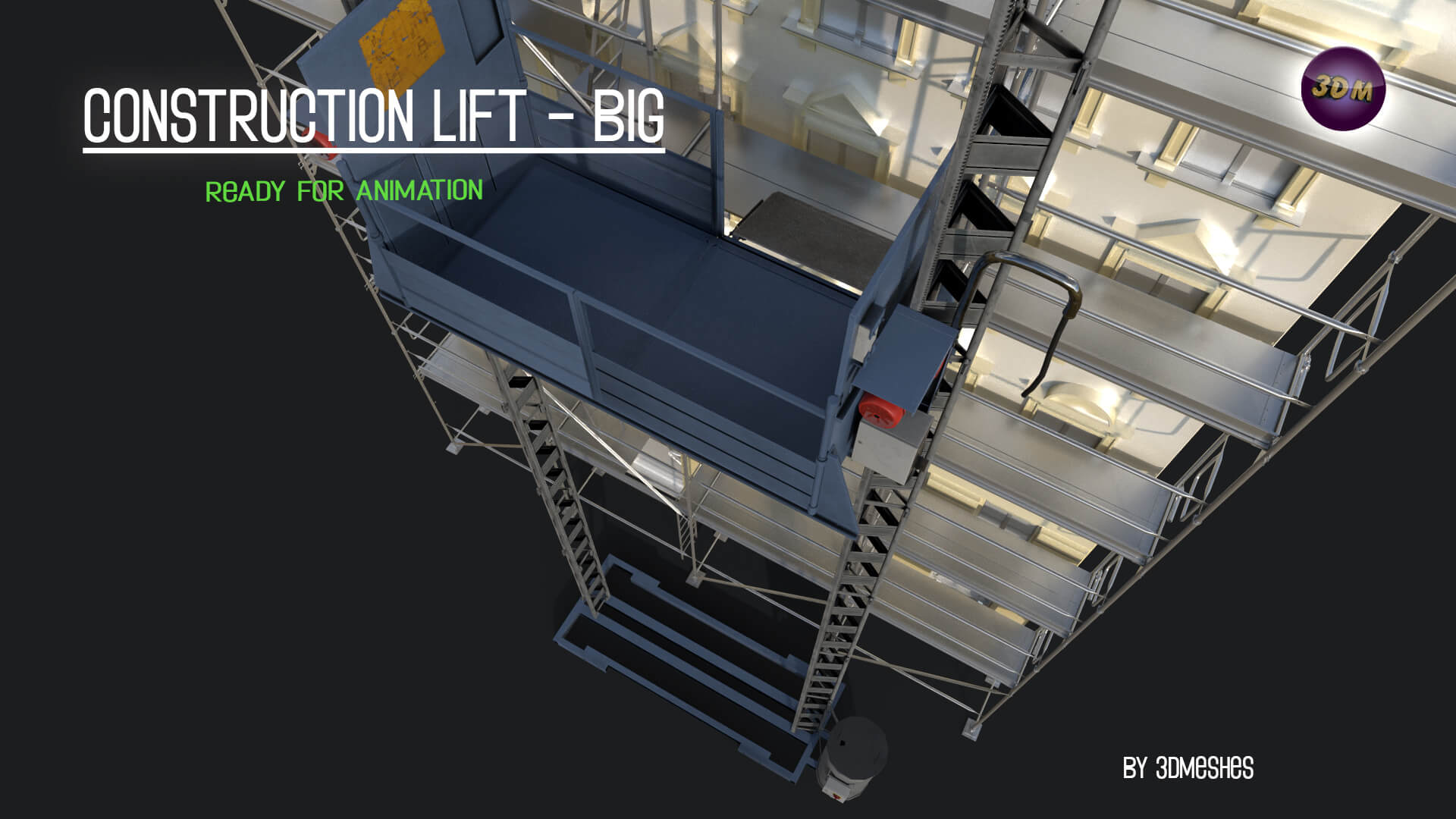 Construction Lift and Construction Lift Big Version - 3D Model by 3dmeshes