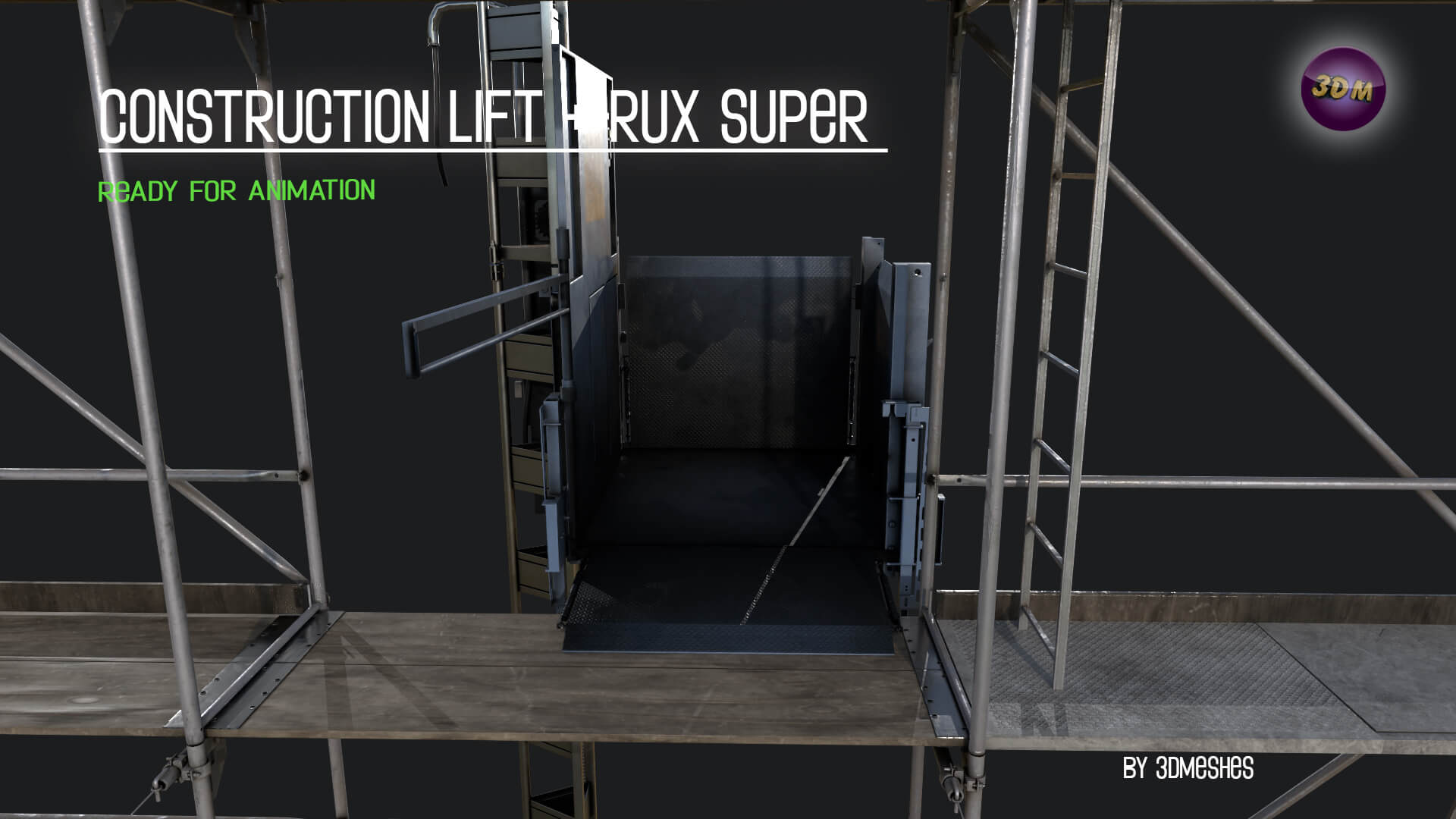 Construction Lift and Rux Super - 3D Model by 3dmeshes