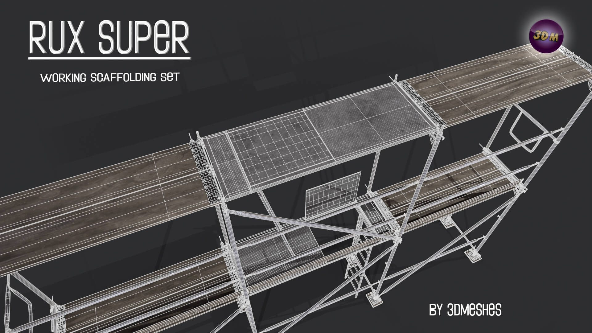 Construction Lift and Rux Super - 3D Model by 3dmeshes