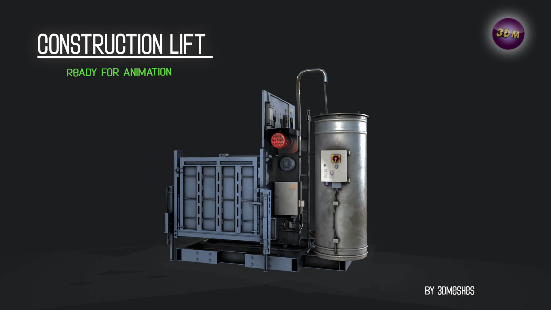 Construction Lift - 3D Model by 3dmeshes