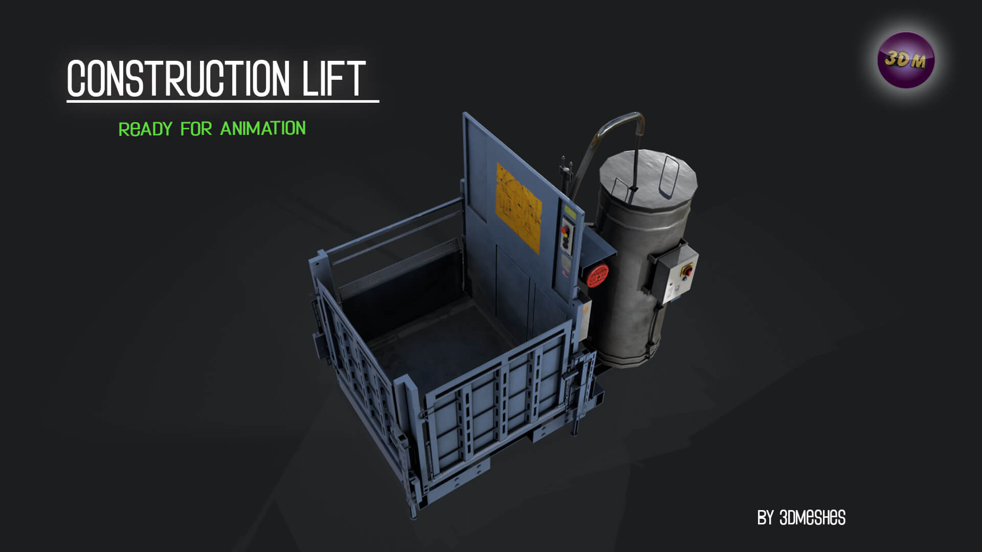 Construction Lift - 3D Model by 3dmeshes