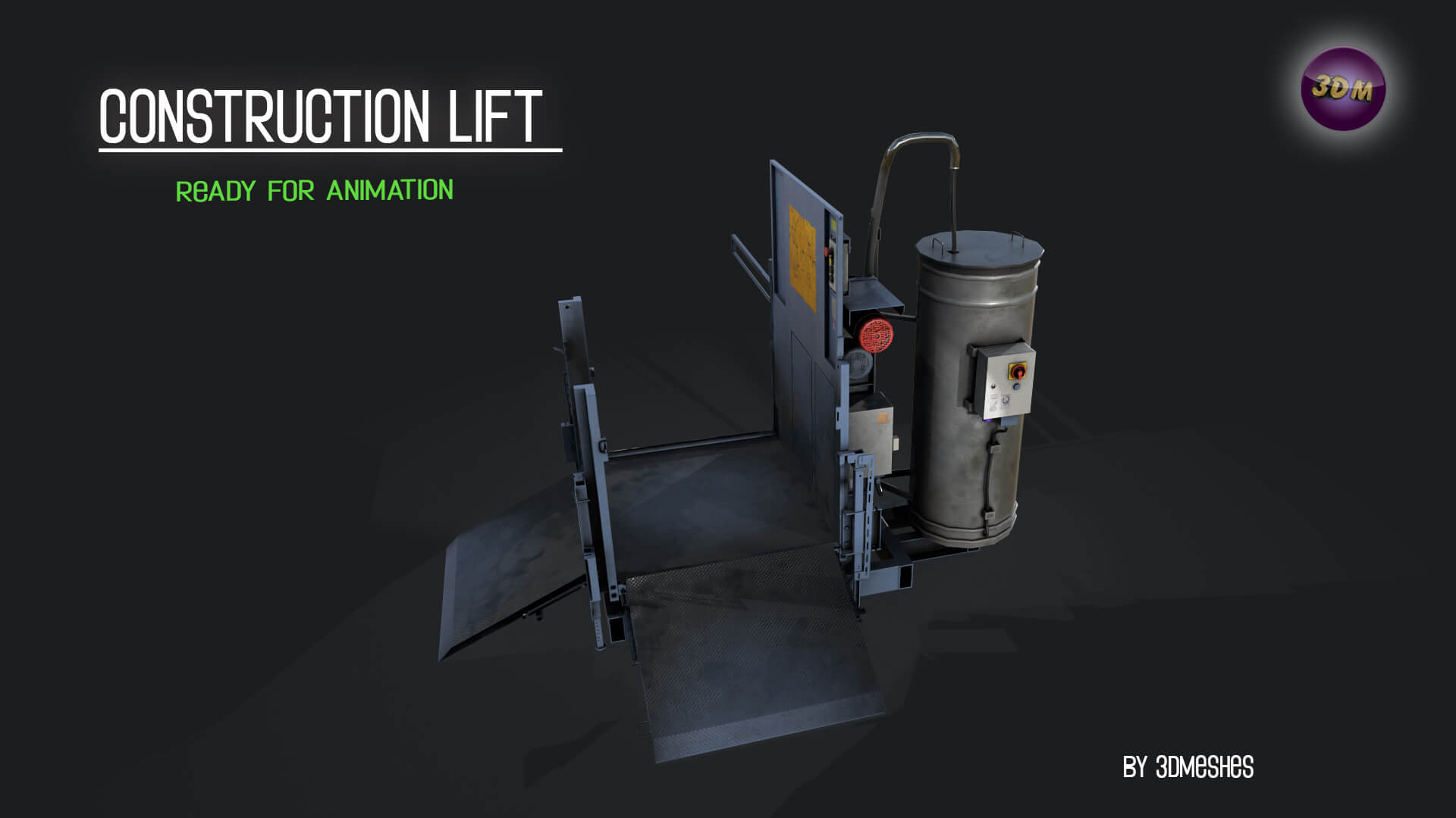 Construction Lift - 3D Model by 3dmeshes