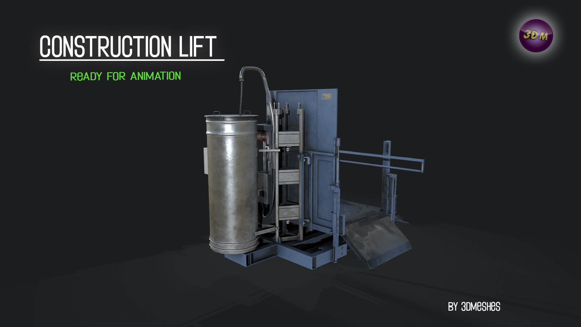 Construction Lift - 3D Model by 3dmeshes