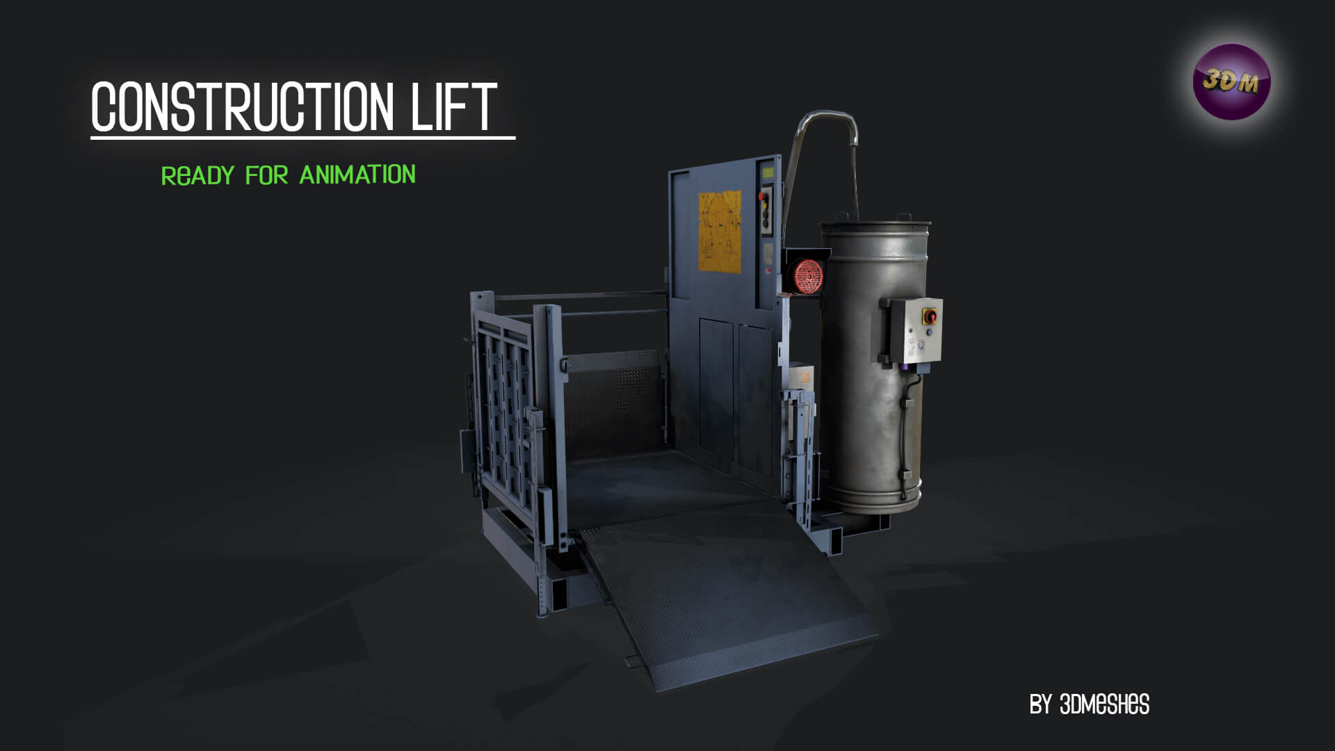 Construction Lift - 3D Model by 3dmeshes