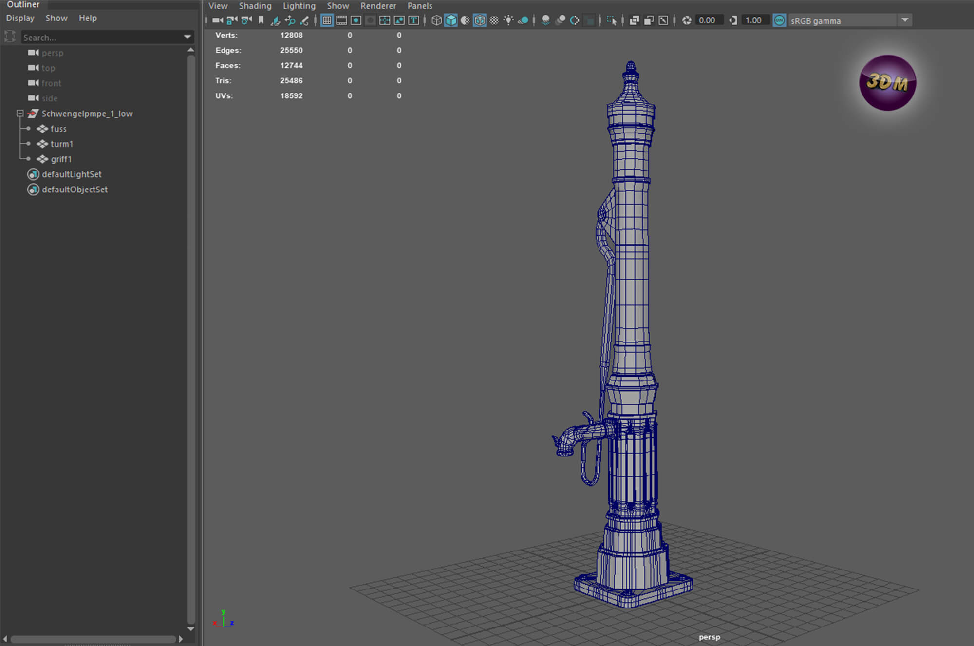 Leveling Pump - PBR + Spp 3D Model by 3dmeshes