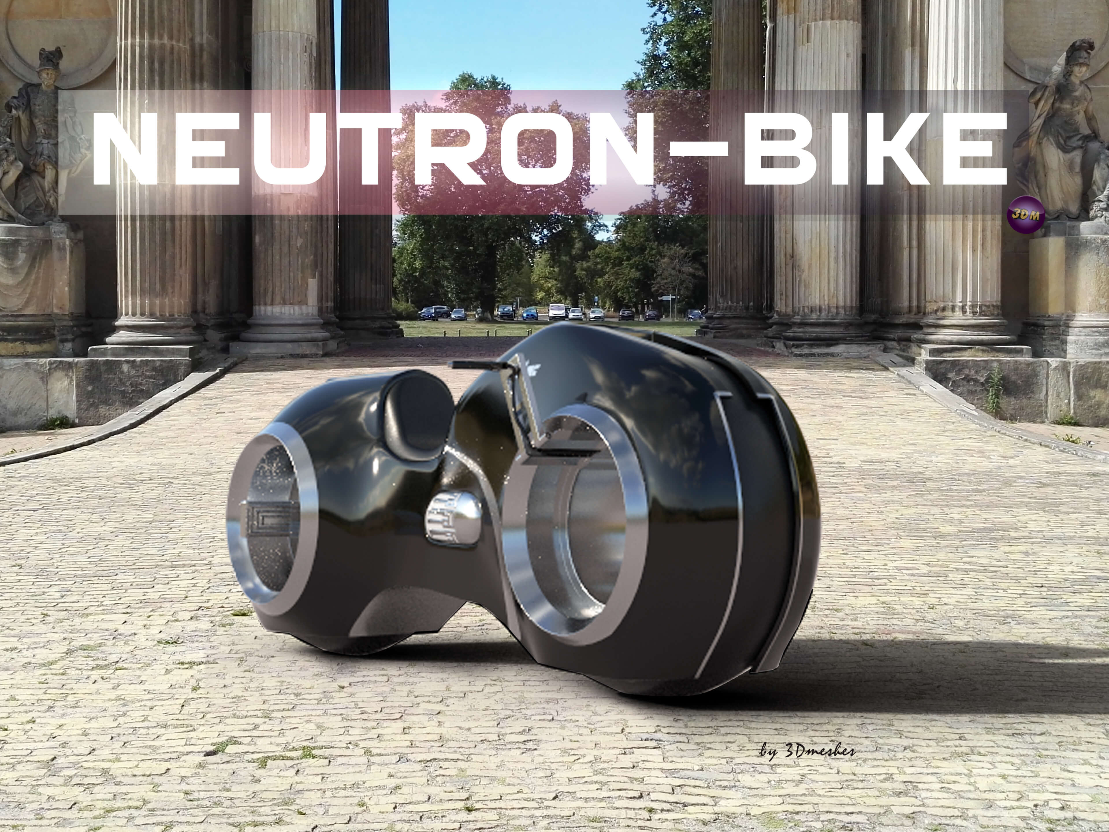 Neutron - Bike - PBR Low Poly - Free Model by 3dmeshes