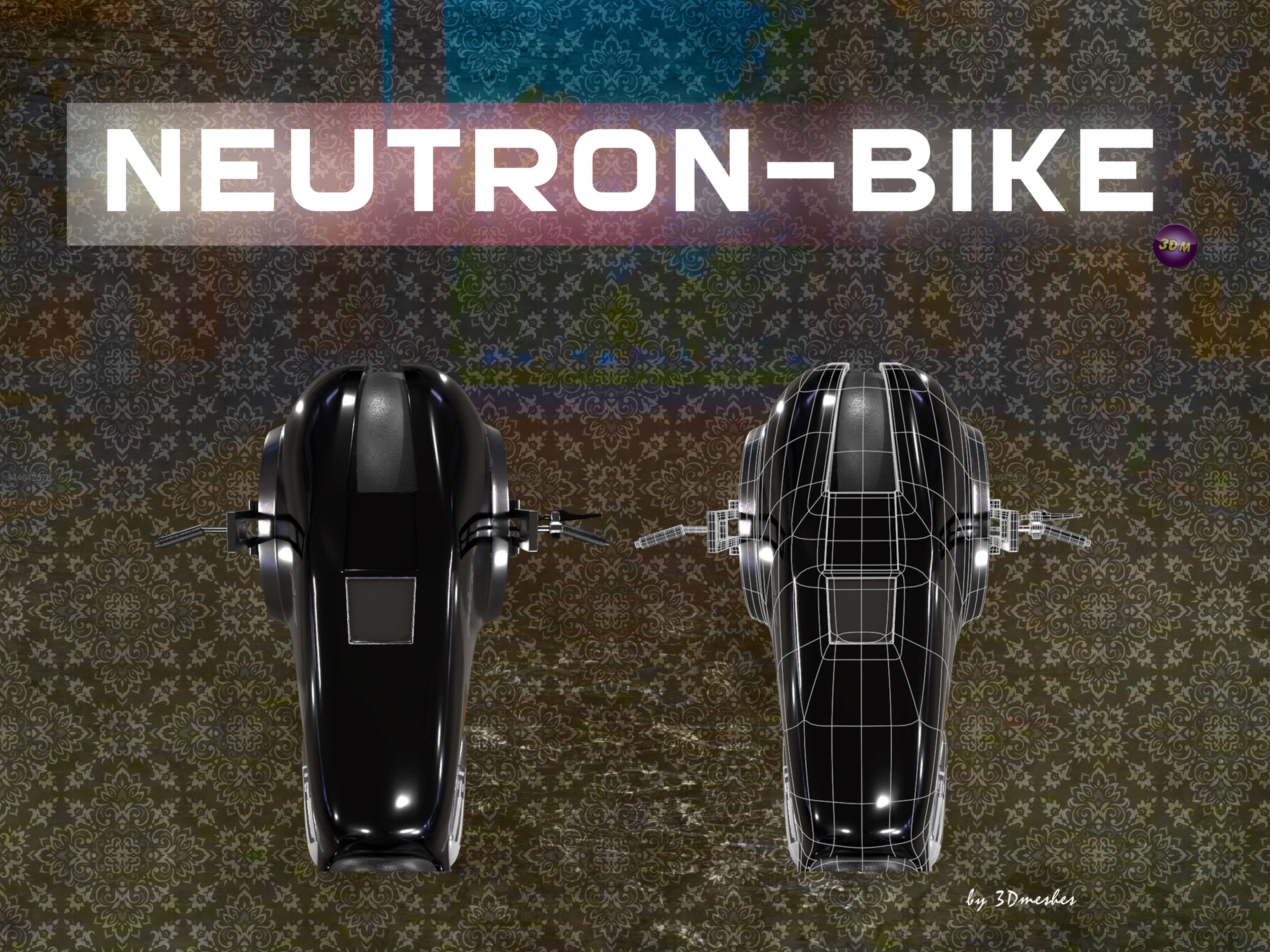 Neutron - Bike - PBR Low Poly - Free Model by 3dmeshes