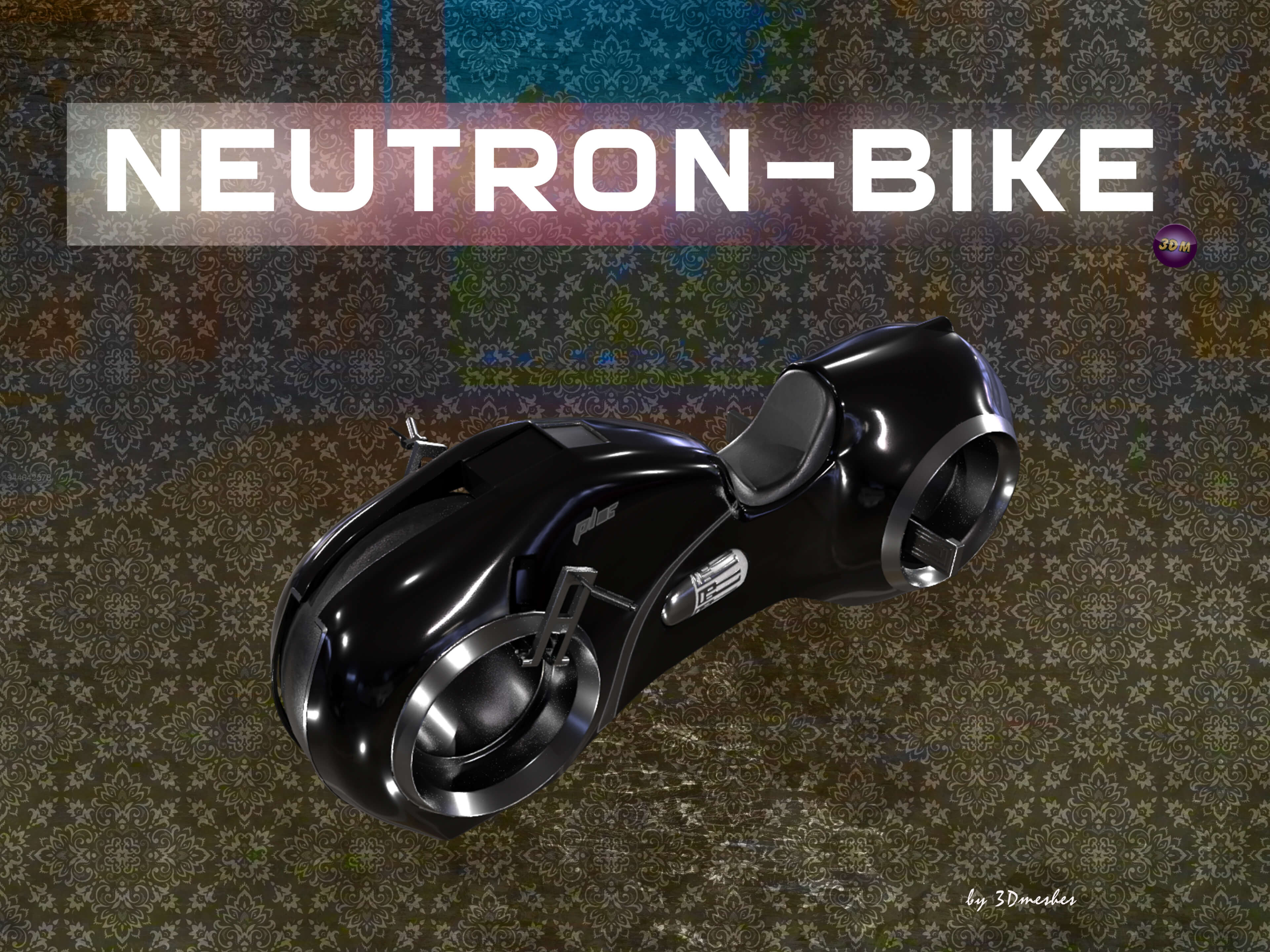 Neutron - Bike - PBR Low Poly - Free Model by 3dmeshes