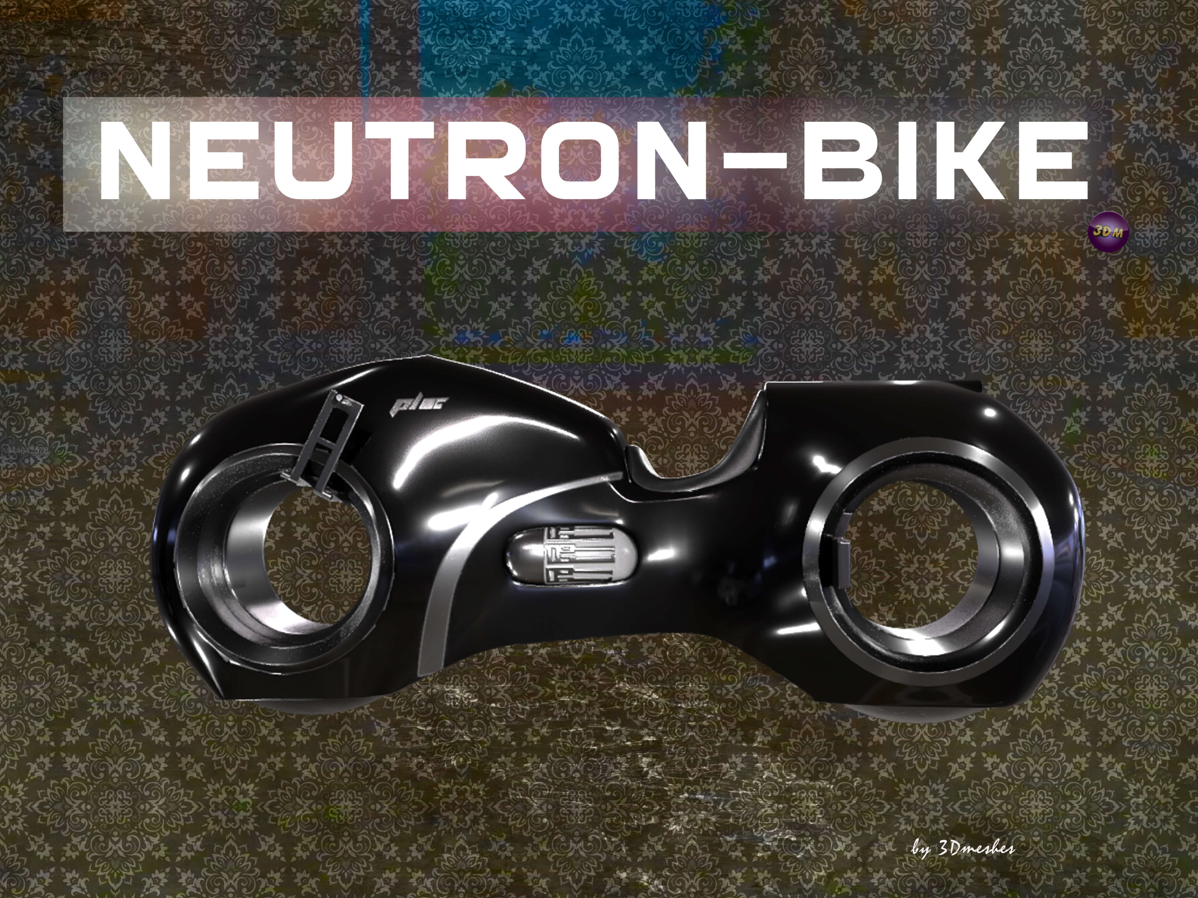 Neutron - Bike - PBR Low Poly - Free Model by 3dmeshes