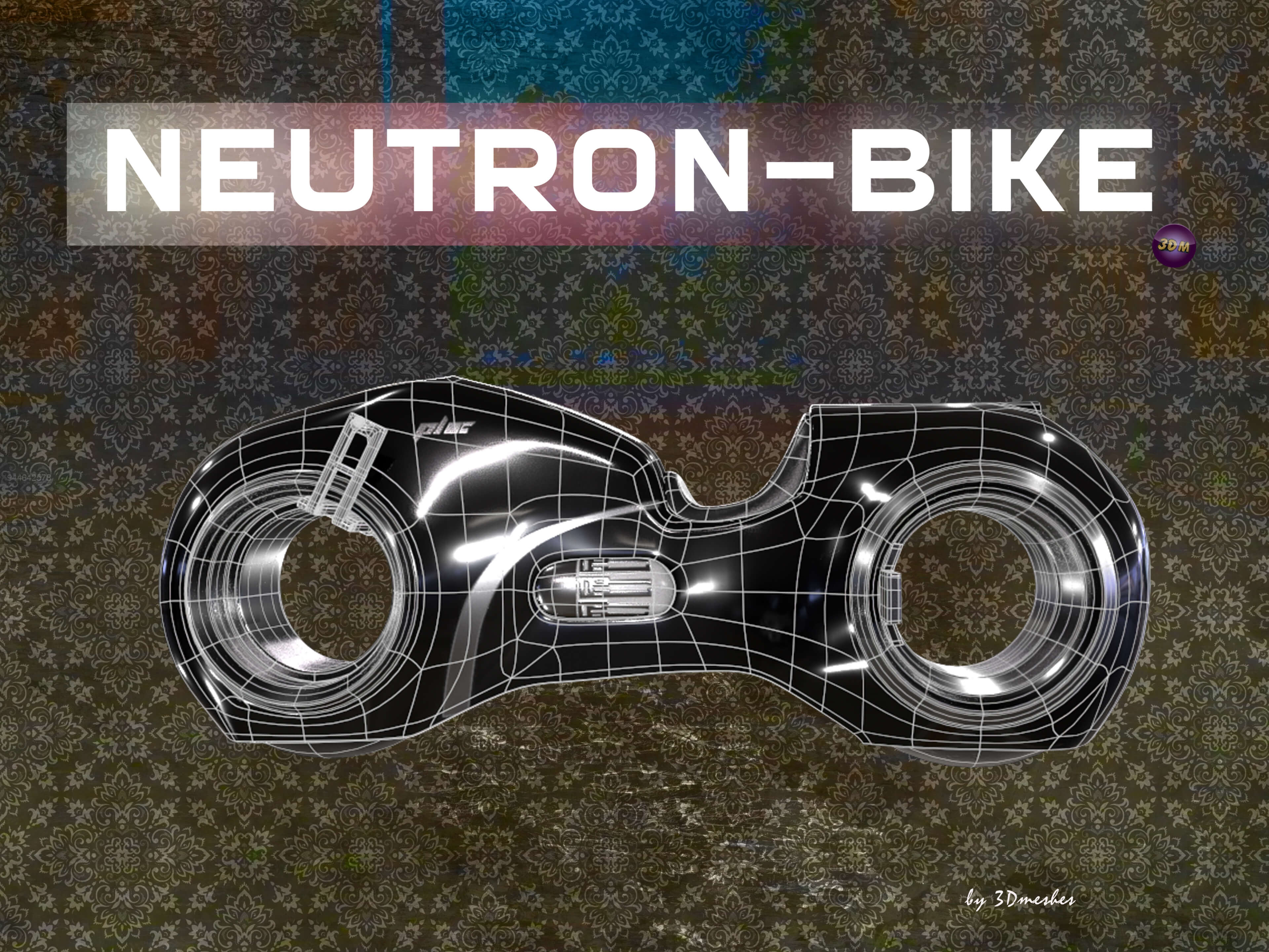 Neutron - Bike - PBR Low Poly - Free Model by 3dmeshes