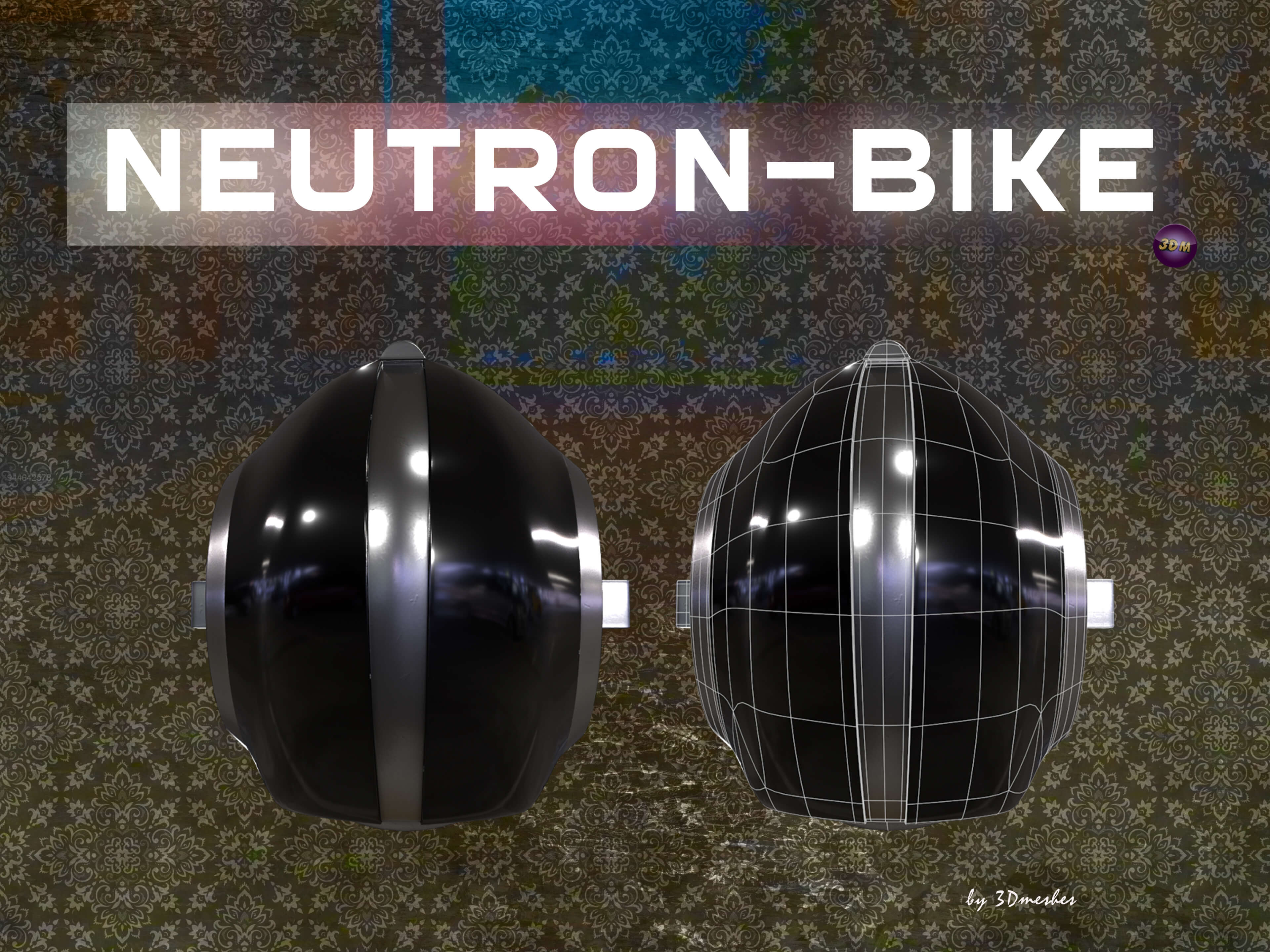 Neutron - Bike - PBR Low Poly - Free Model by 3dmeshes