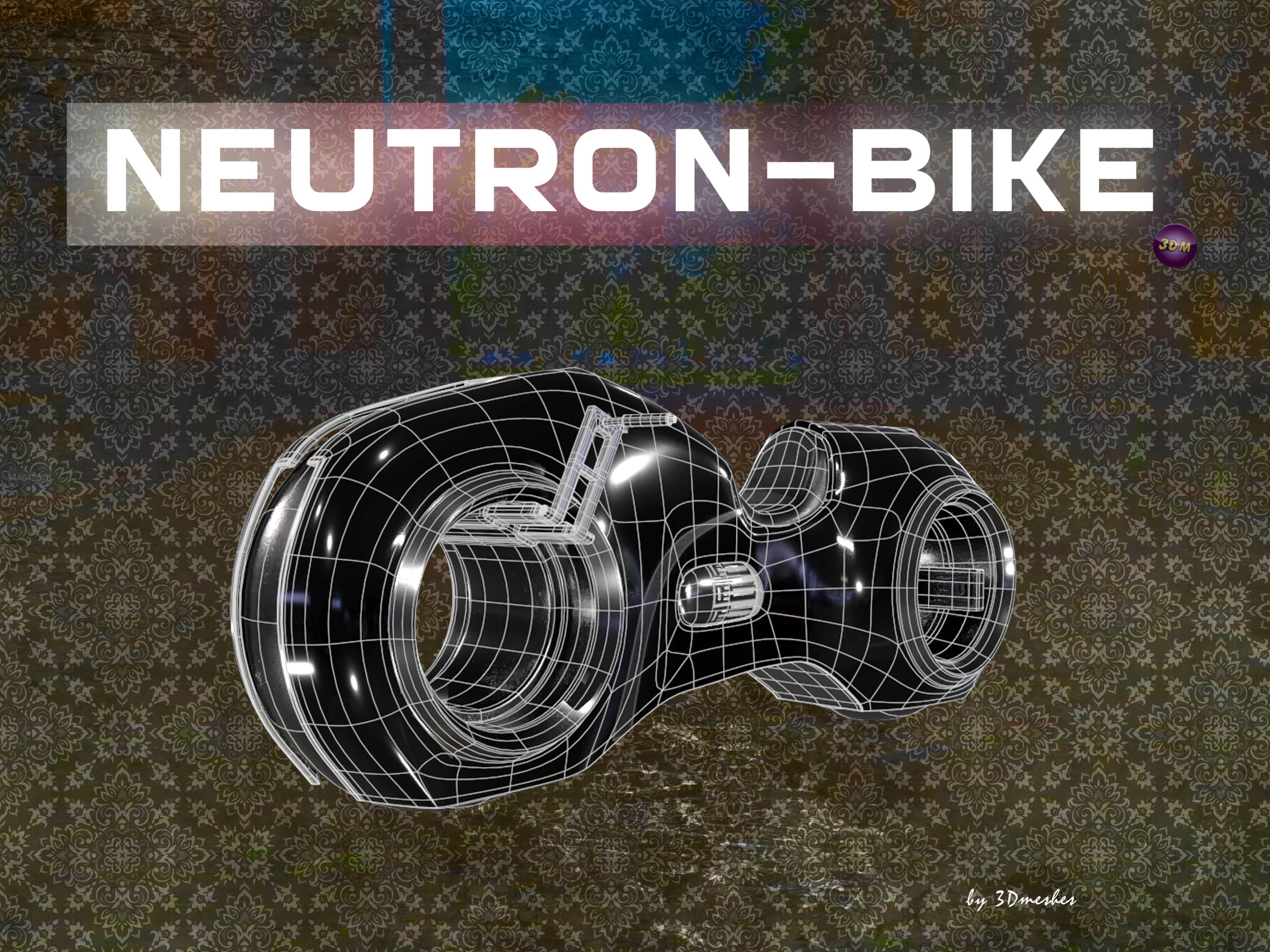 Neutron - Bike - PBR Low Poly - Free Model by 3dmeshes