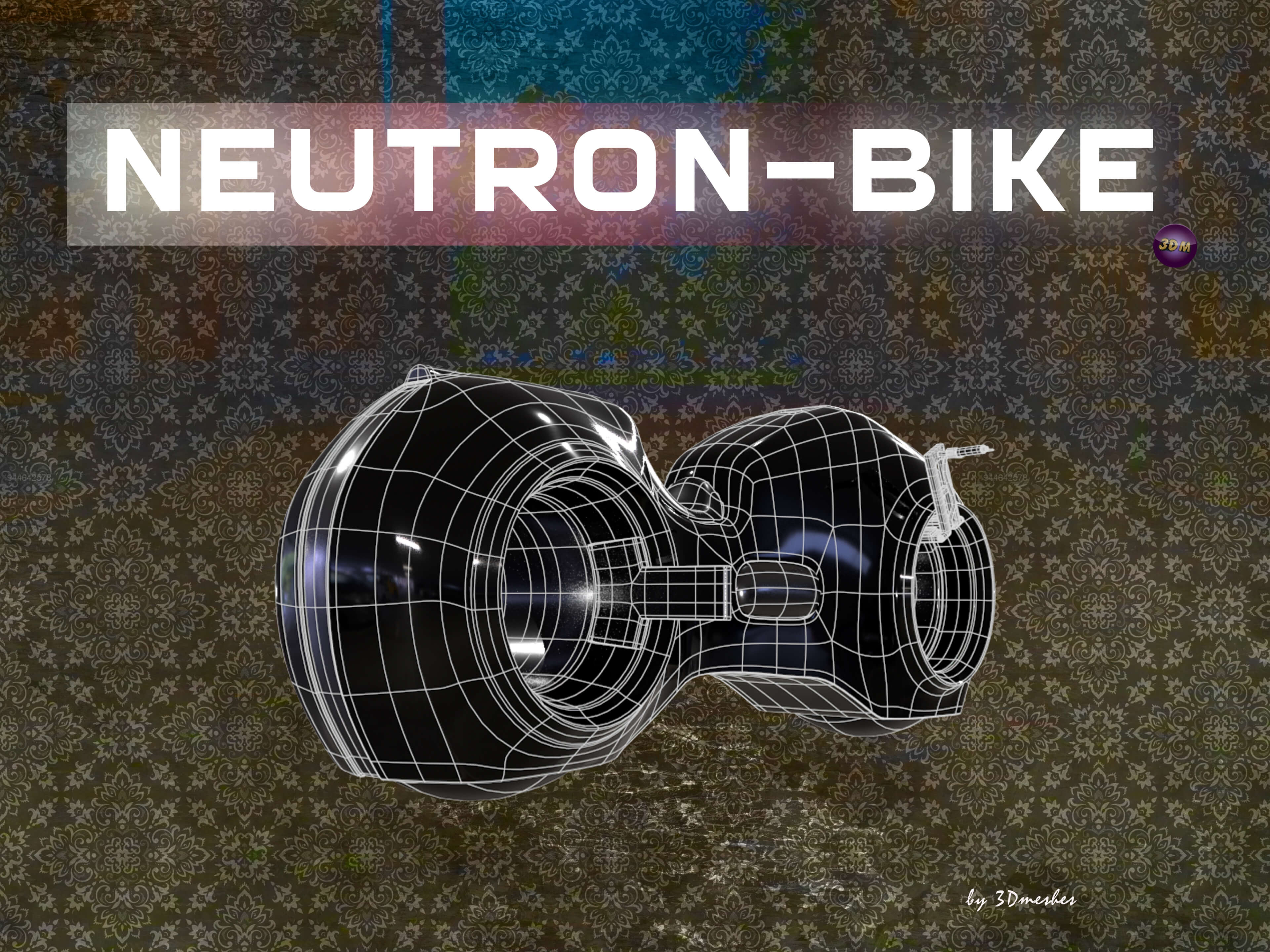 Neutron - Bike - PBR Low Poly - Free Model by 3dmeshes